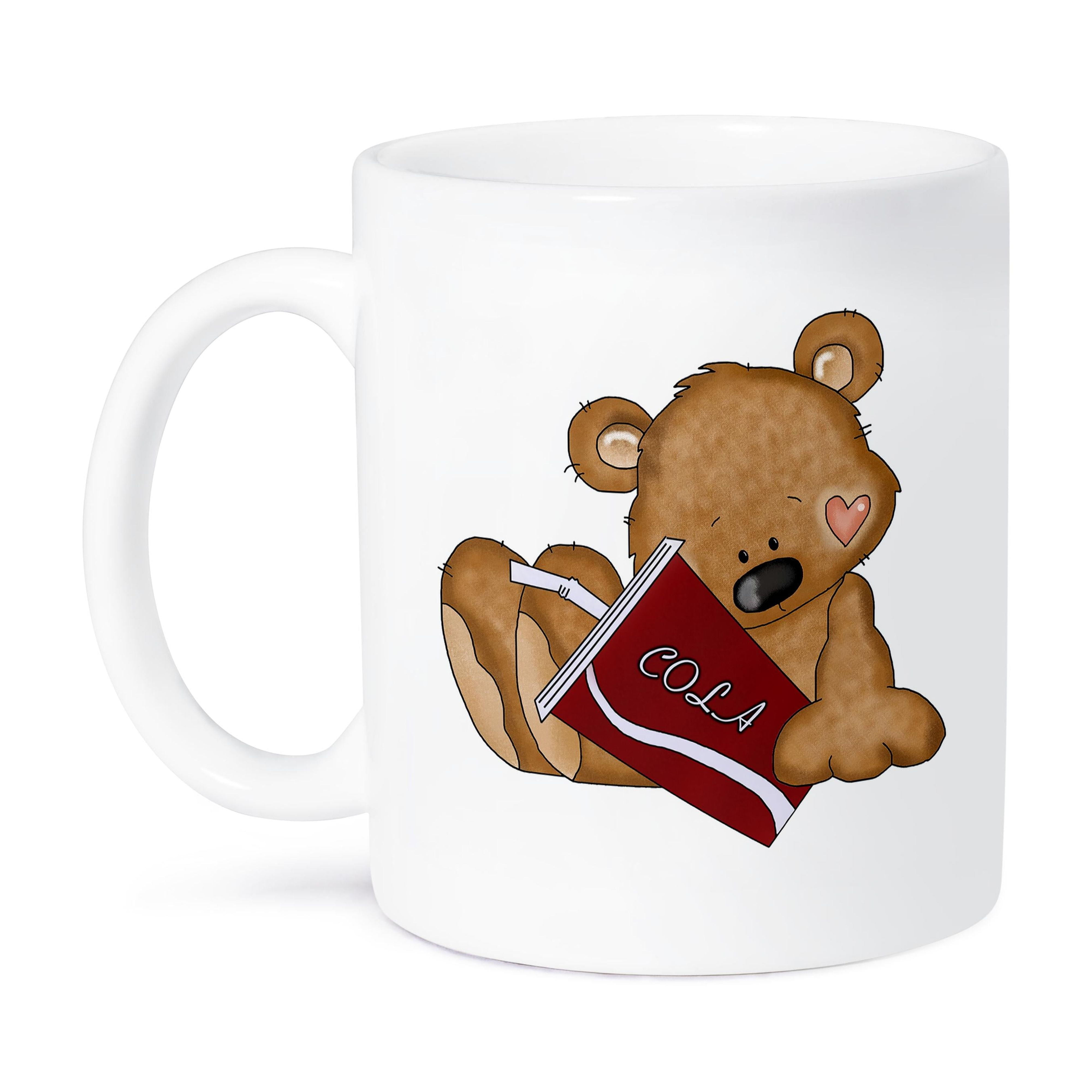 3dRose, Cute Thirsty Bear With Soda Pop Cola, 15oz Mug - Walmart.com