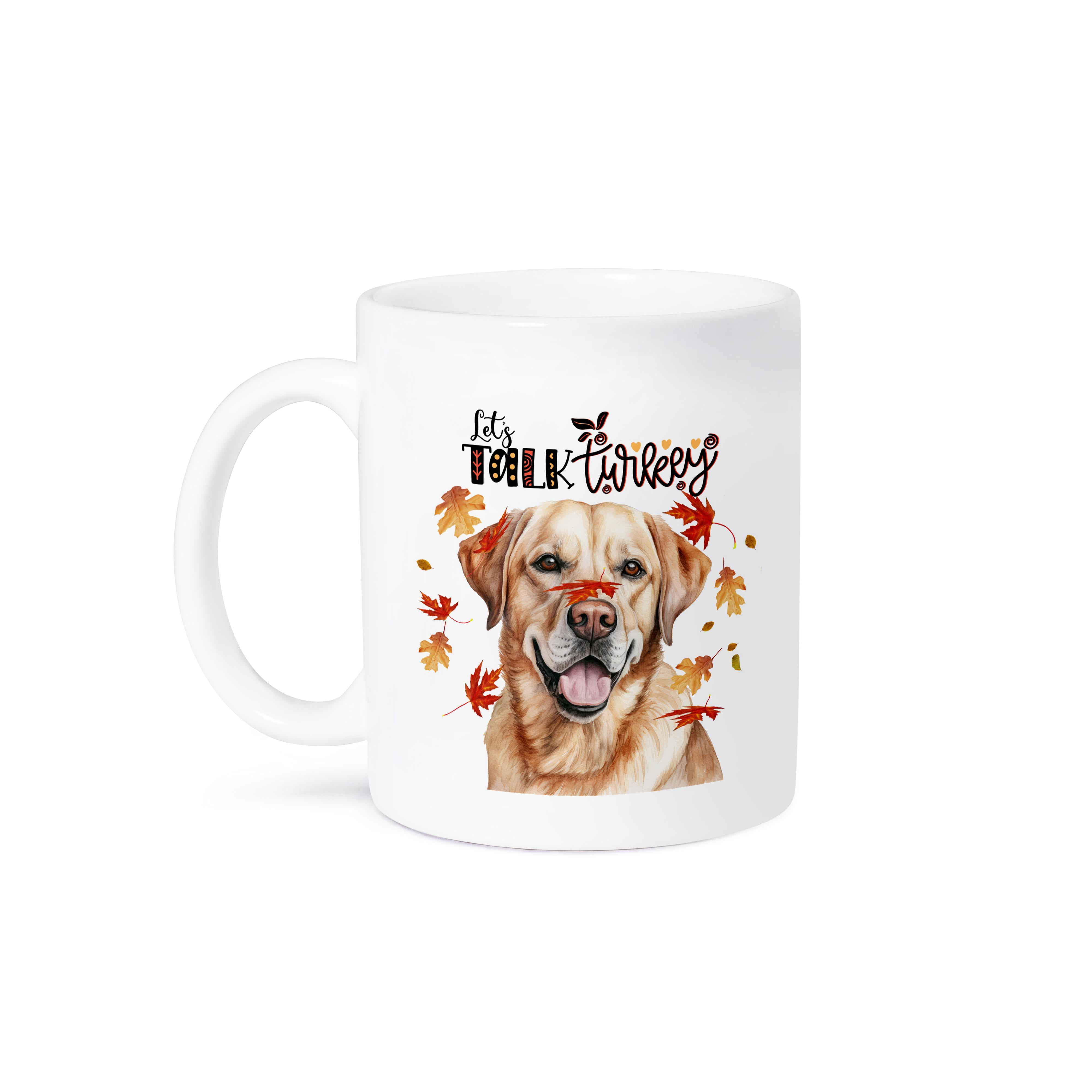 3dRose, Cute Yellow Labrador Retriever Dog wants some Thanksgiving ...