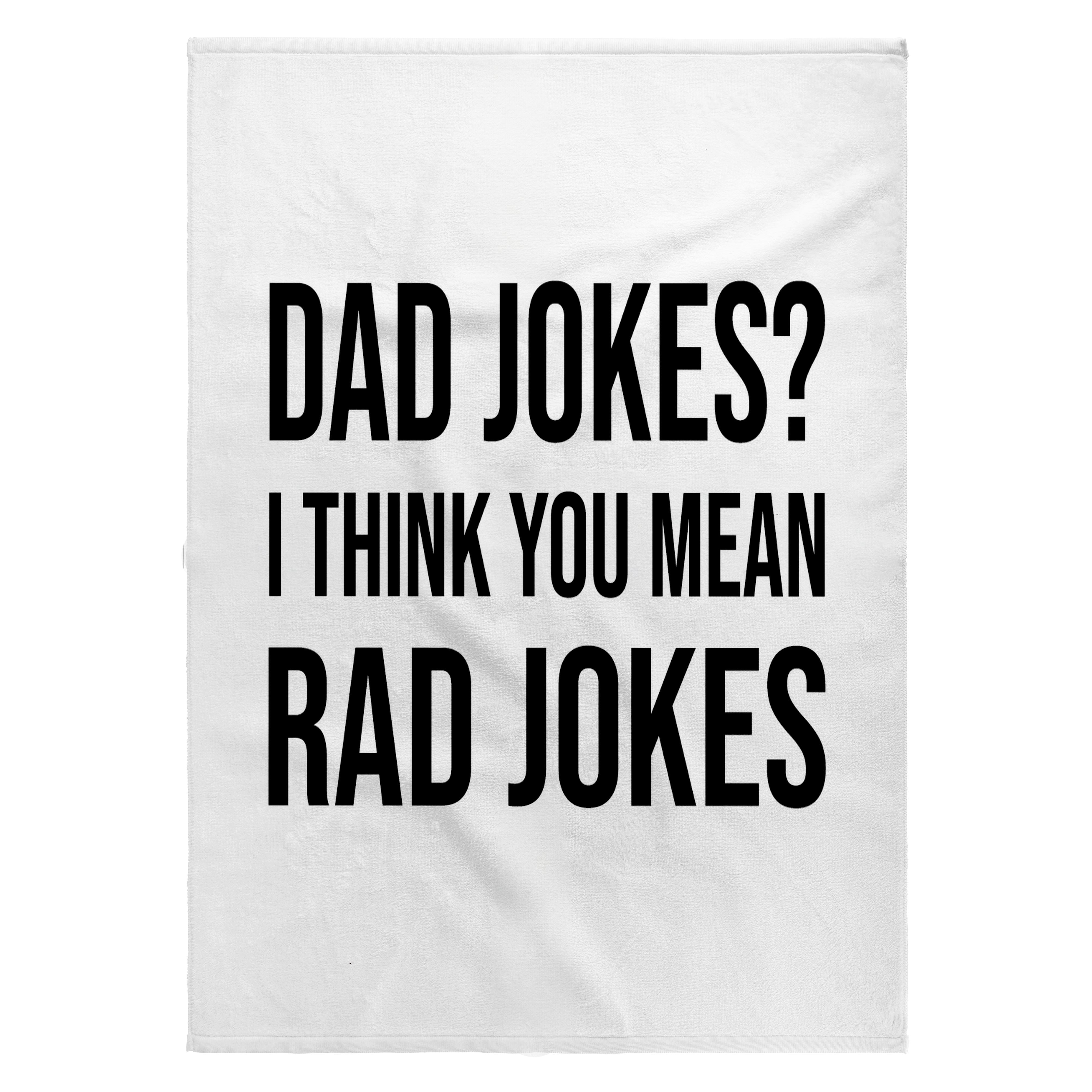 3dRose, Dad jokes I think you mean rad jokes. Black lettering on white ...