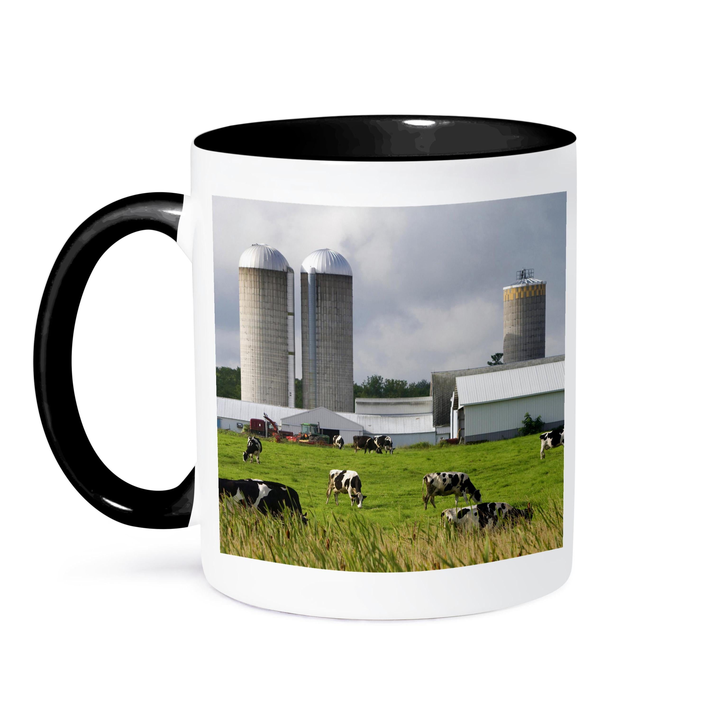 3dRose, Dairy cow farm, Taylor County, Wisconsin, USA - US50 DFR0048 - David R. Frazier, 15oz ...