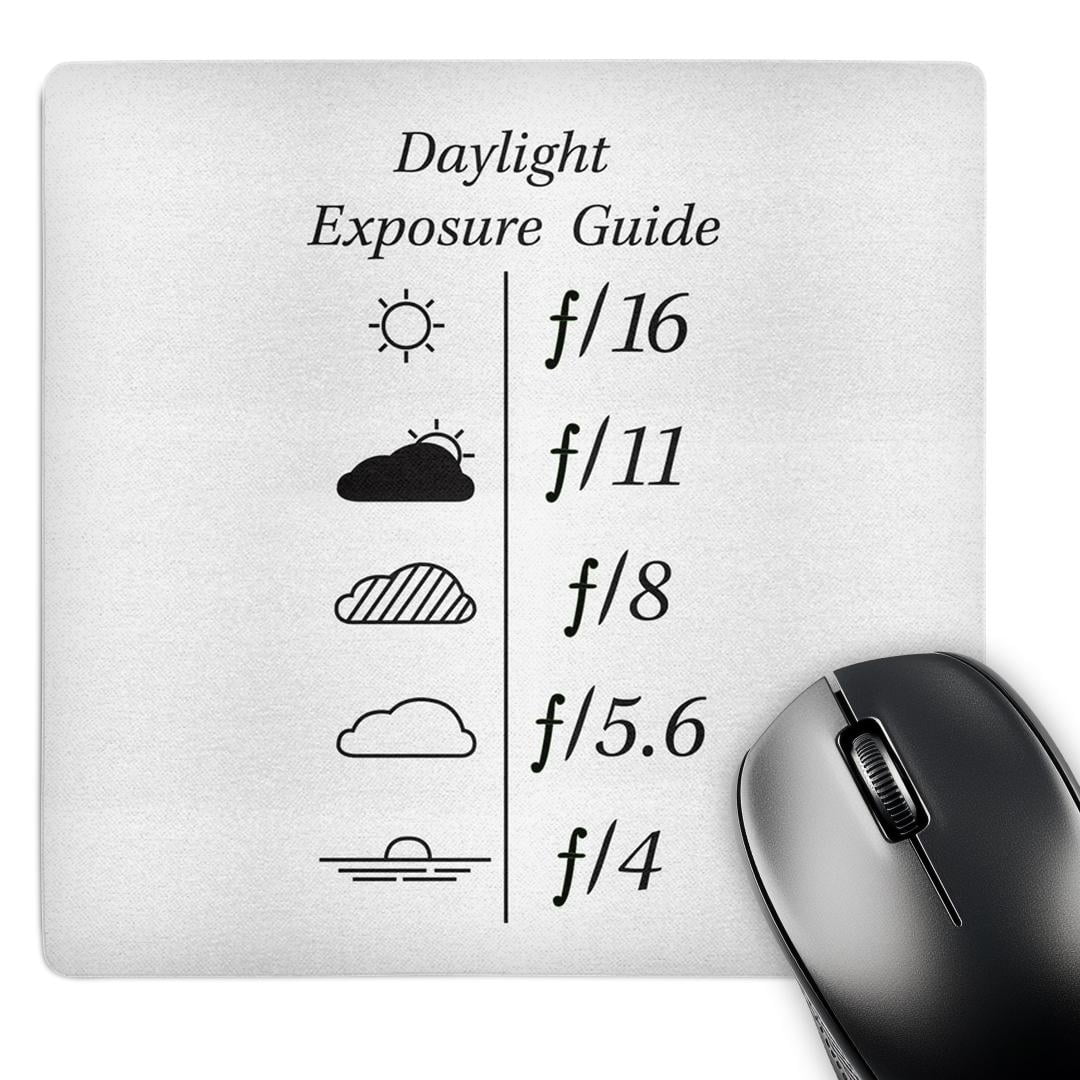 3dRose, Daylight Exposure Guide and Light Metering Aperture Table ...