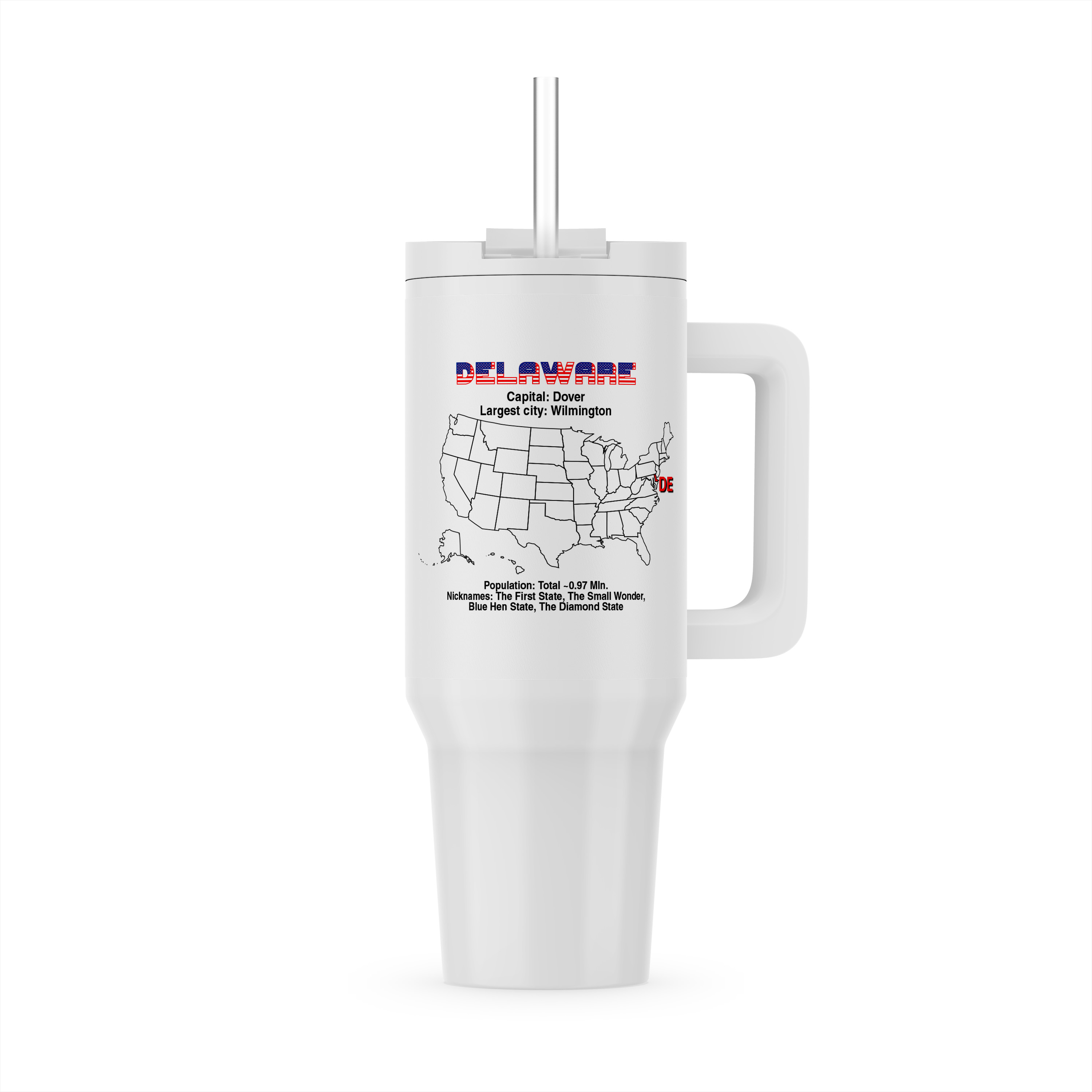 Delaware State Of The Usa, American Map, Facts, Geography Information ...