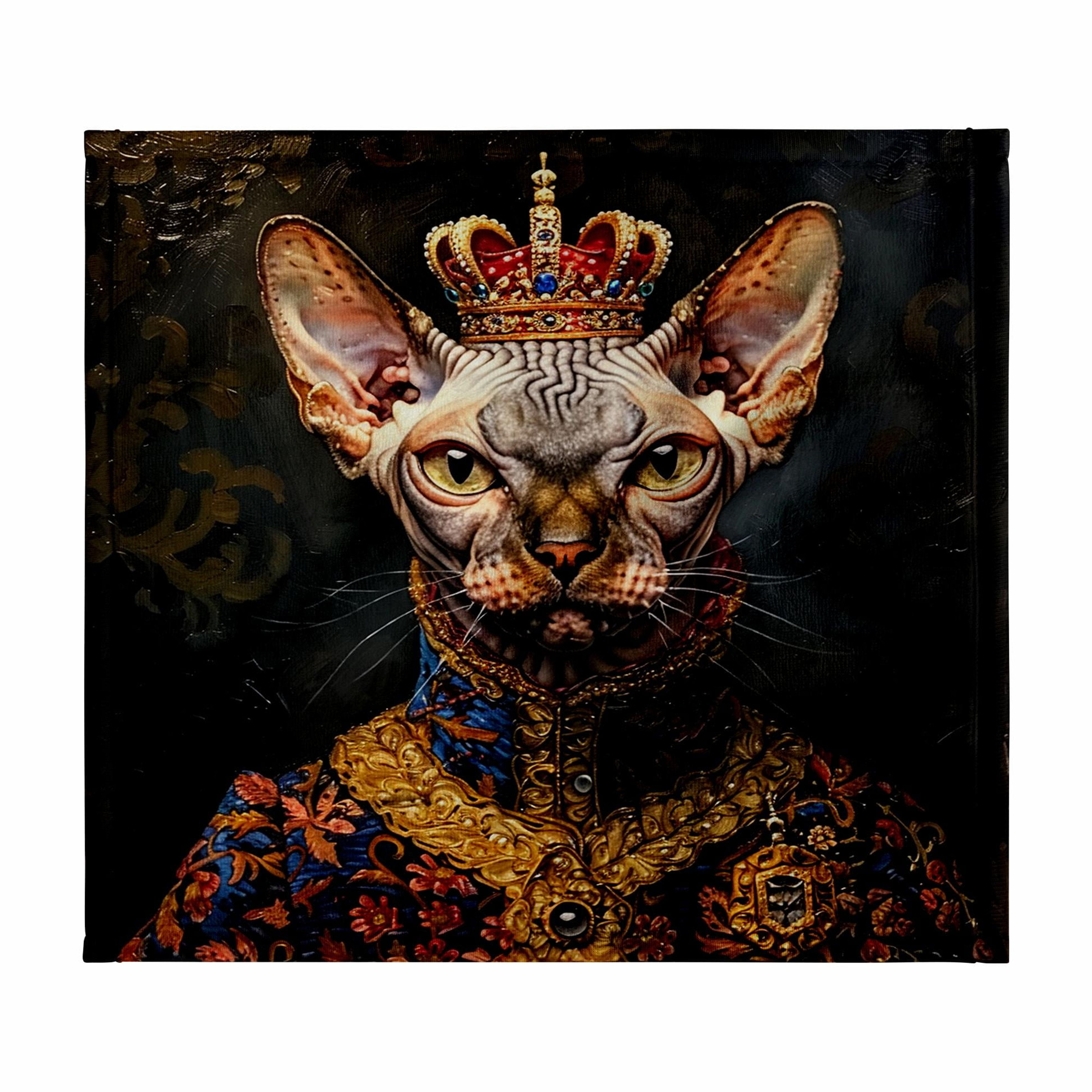 3dRose, Devon Rex Royal Portrait Feline Majesty, 11x12 Wash Cloth for ...