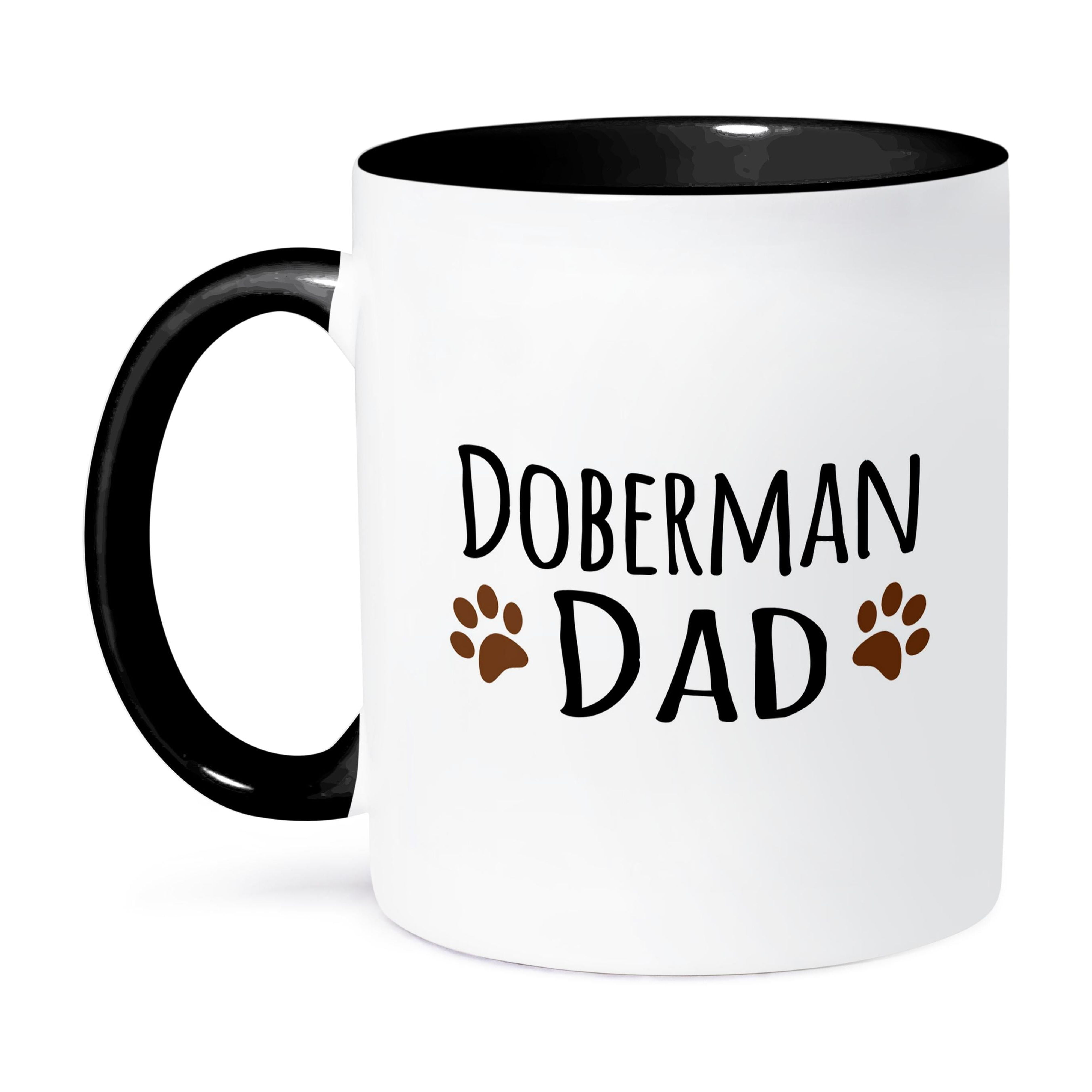 3dRose, Doberman Pinscher Dad - Doggie By Breed - Brown Muddy Paw ...