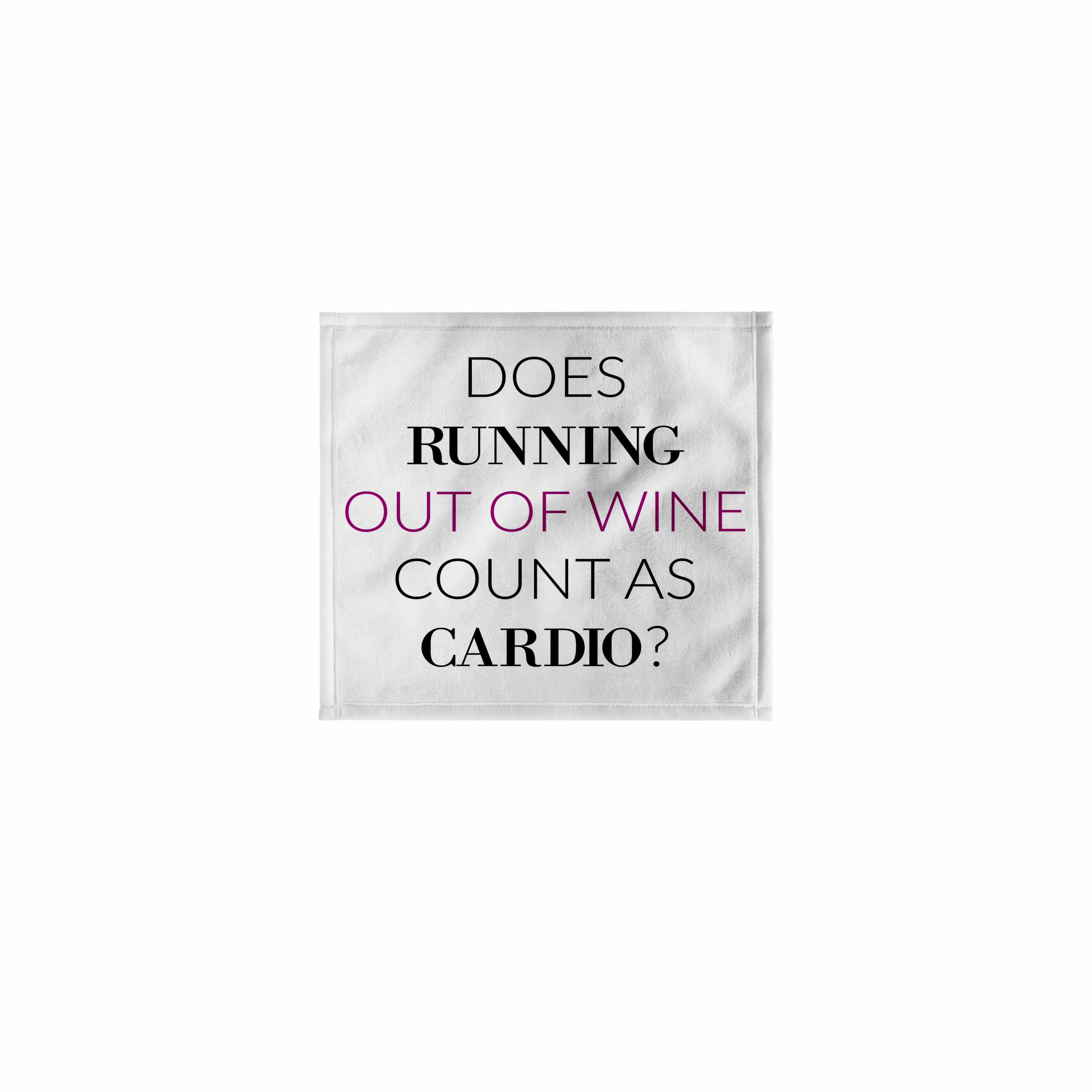 3dRose, Does running out of wine count as cardio, 11x12 Wash Cloth for ...