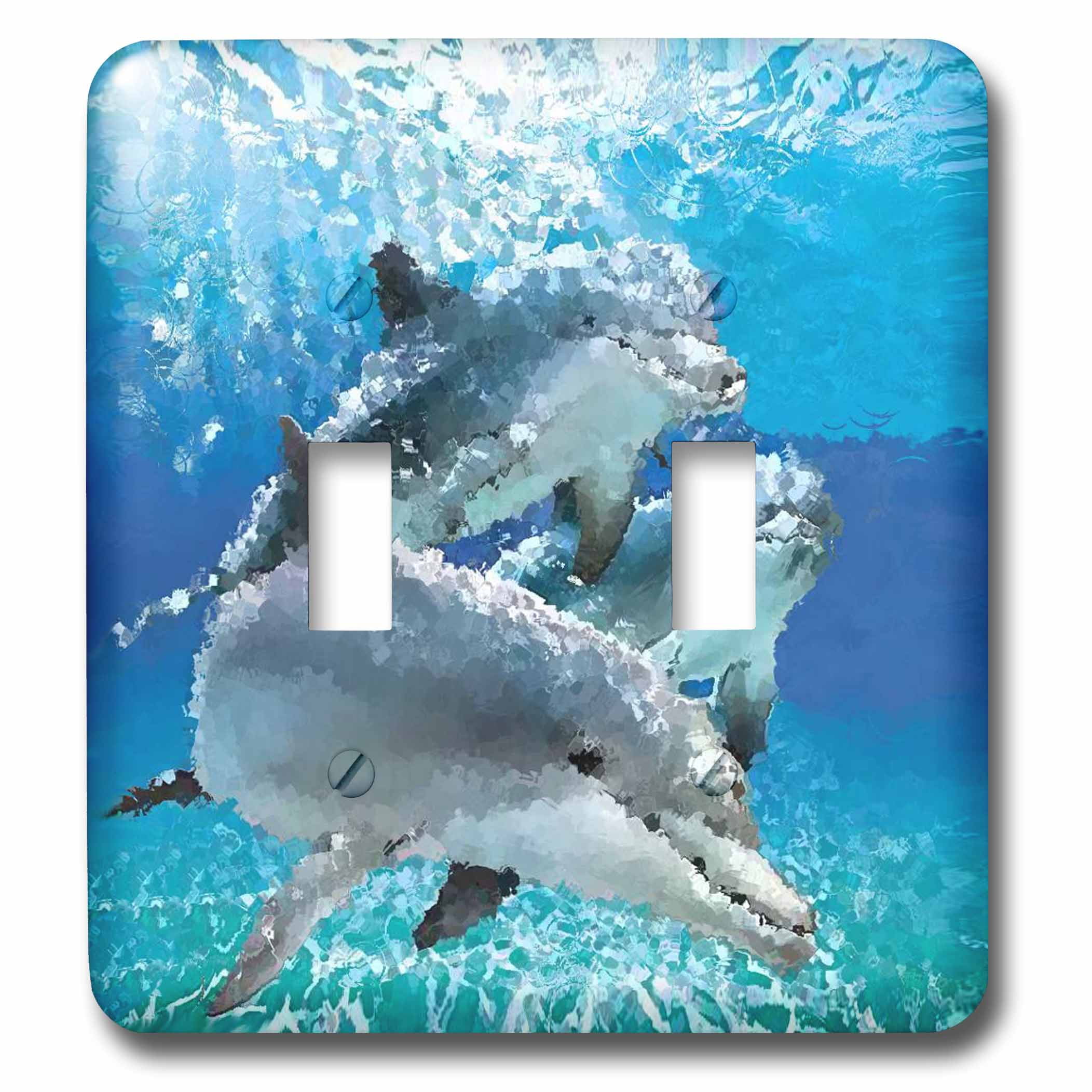 3dRose, Dolphins, double toggle switch - Walmart.com