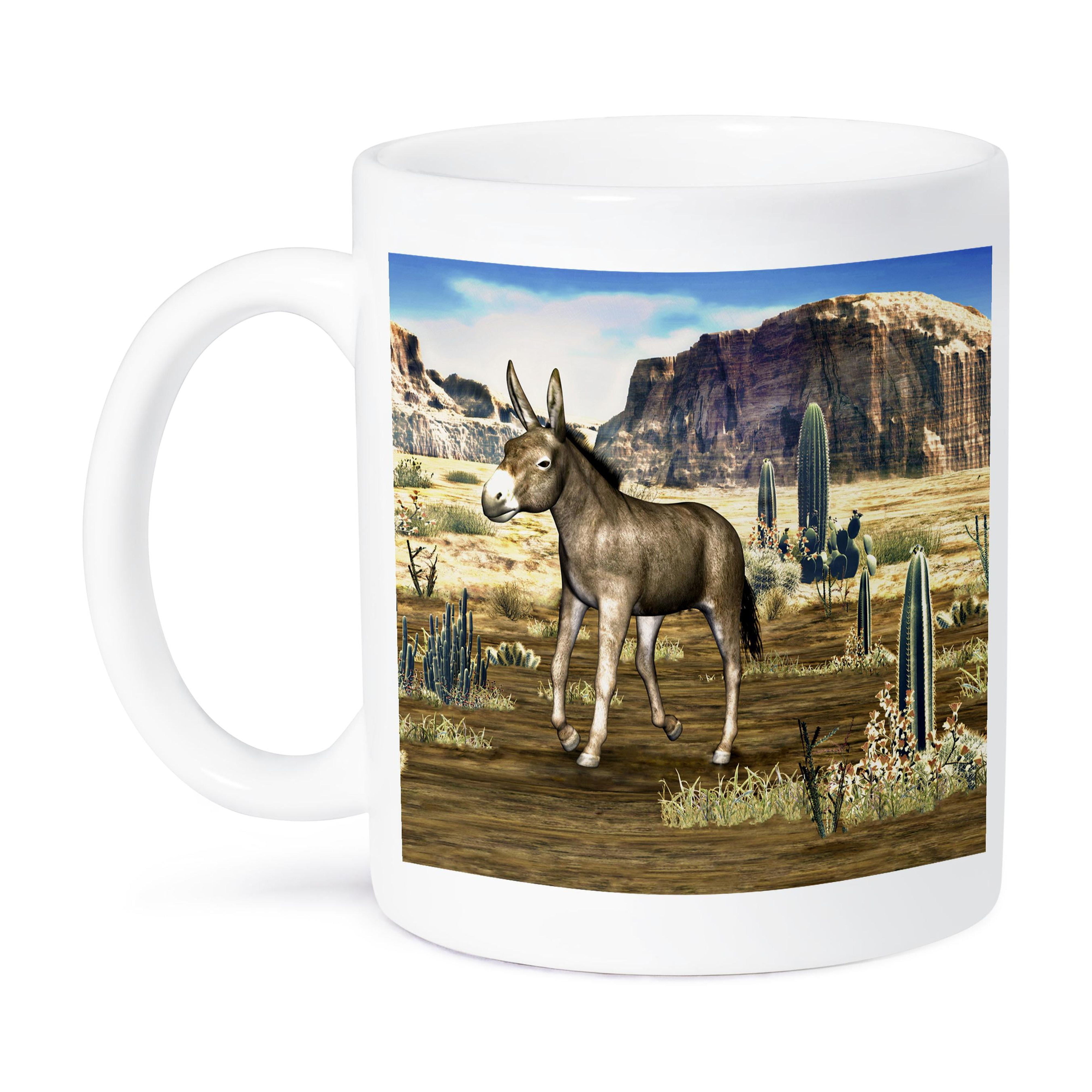 3dRose, Donkey in the Southwestern Desert, 11oz Mug - Walmart.com