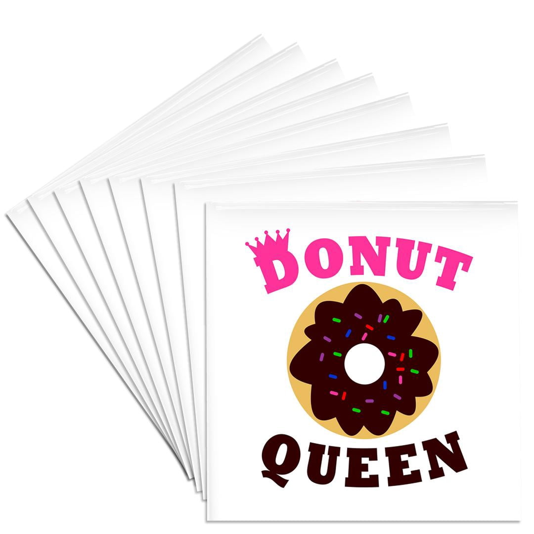 3drose, Donut Queen, Set of 8 Ceramic Tile Coasters - Walmart.com