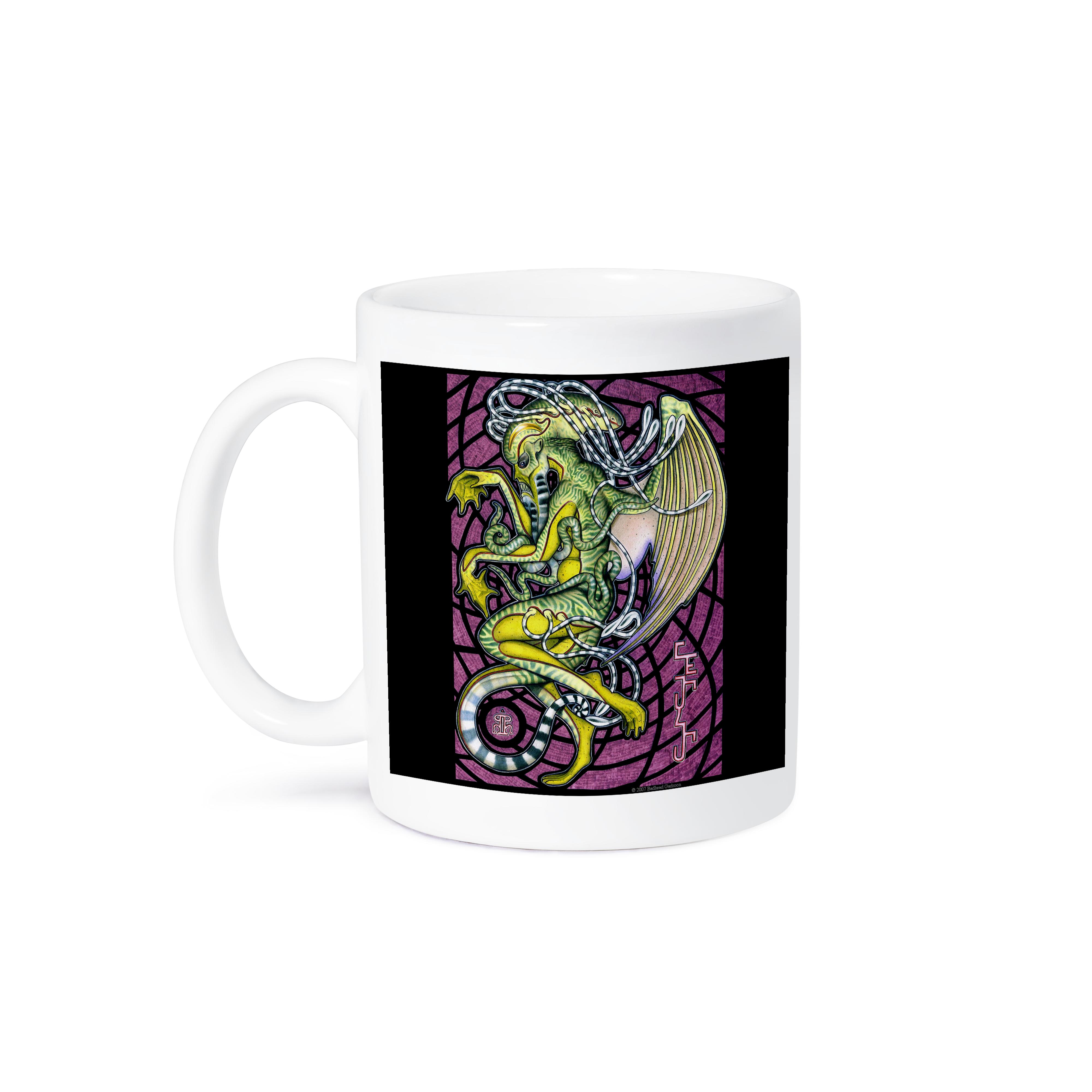 3dRose, Dread Cthulhu Lovecraft Mythos Elder God Horror Art, 15oz Mug ...
