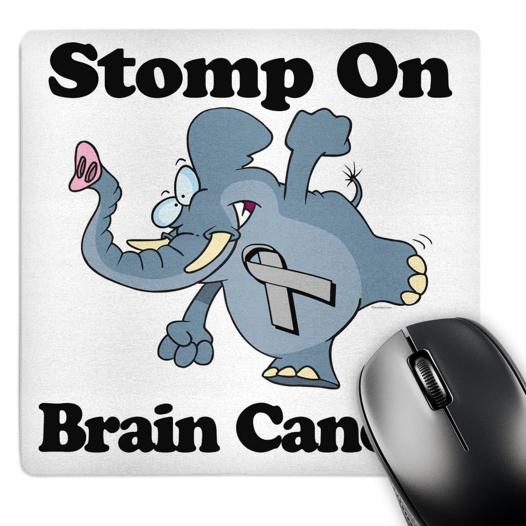 3dRose, Elephant Stomp On Brain Cancer Awareness Ribbon Cause Design ...