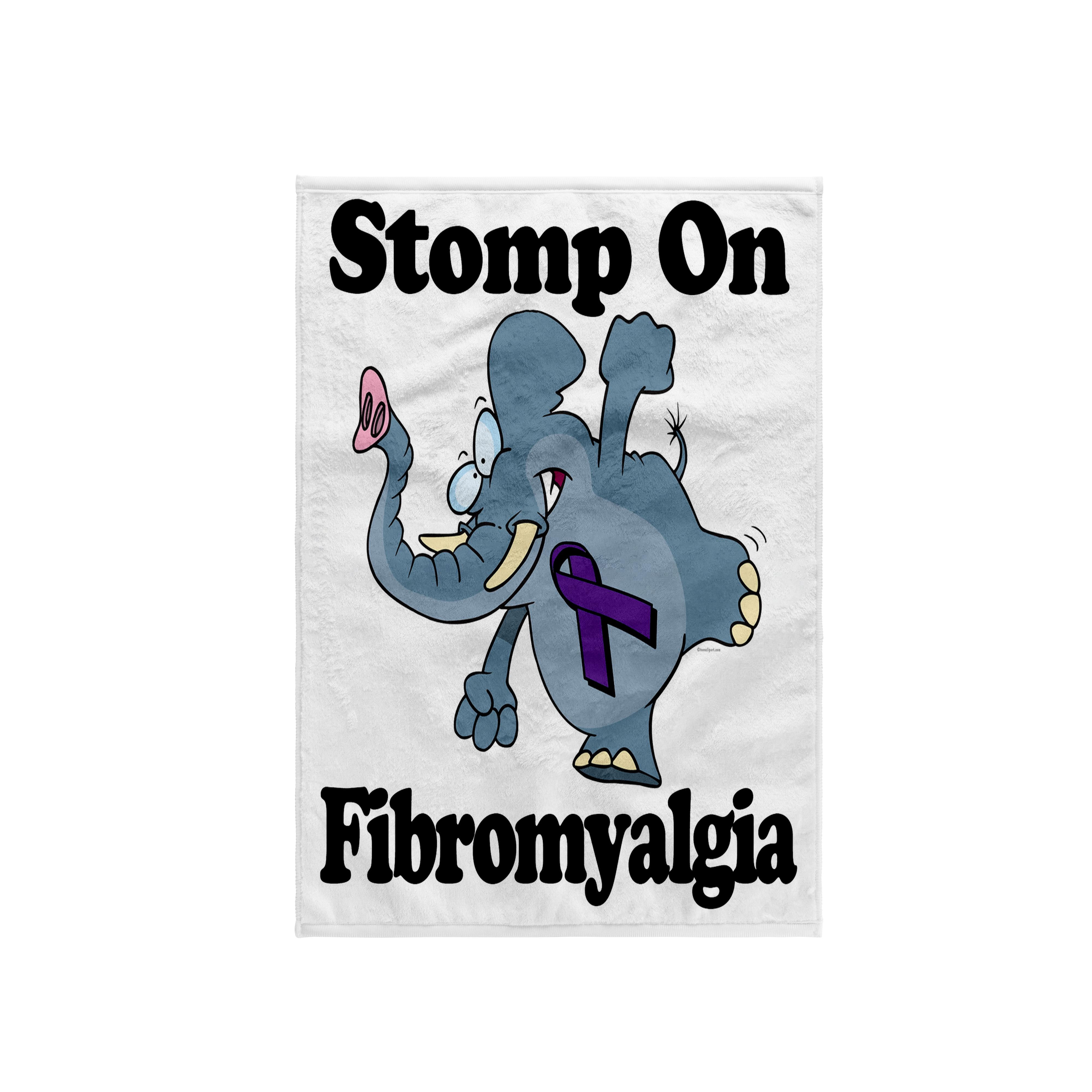 3dRose, Elephant Stomp On Fibromyalgia Awareness Ribbon Cause Design ...