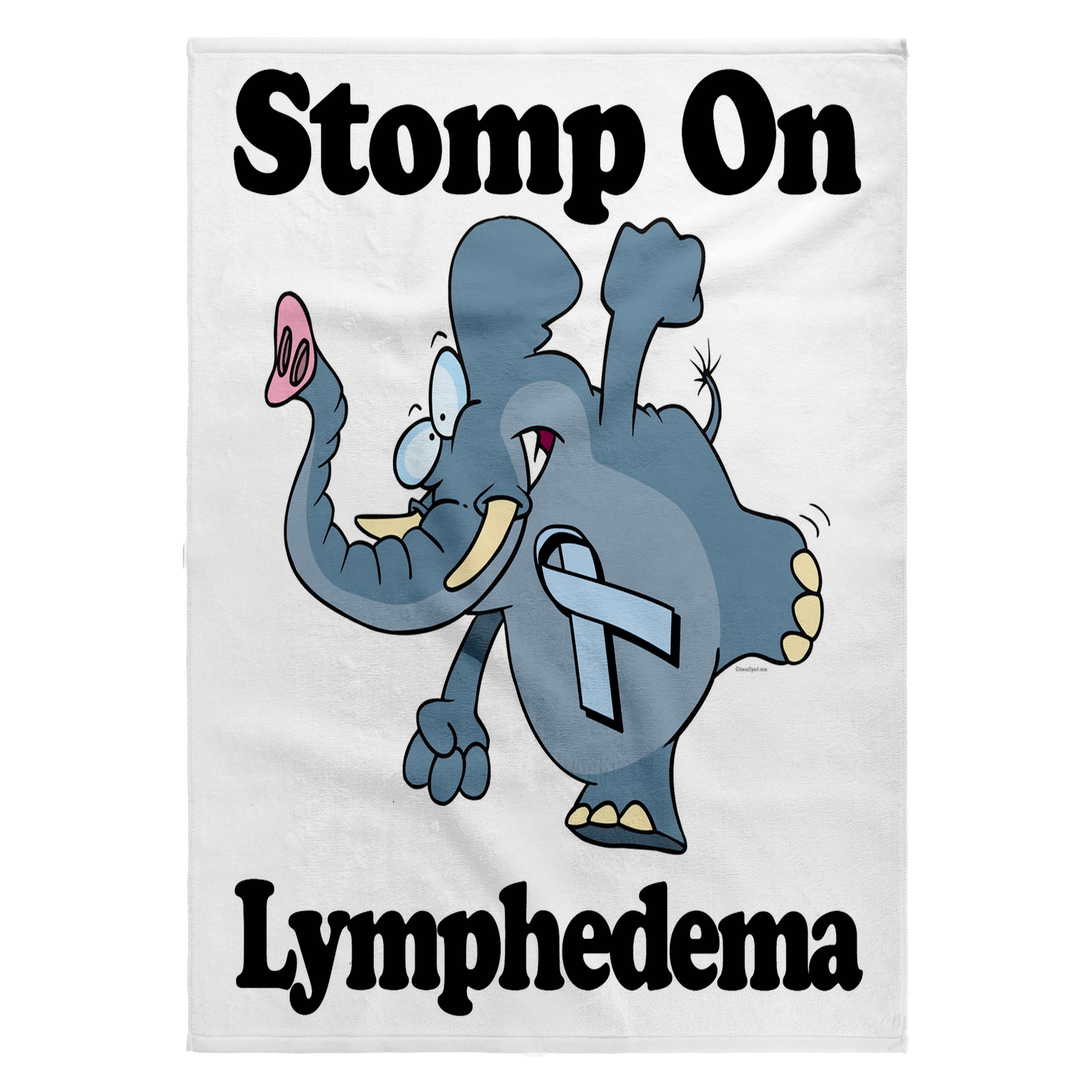 3dRose, Elephant Stomp On Lymphedema Awareness Ribbon Cause Design ...
