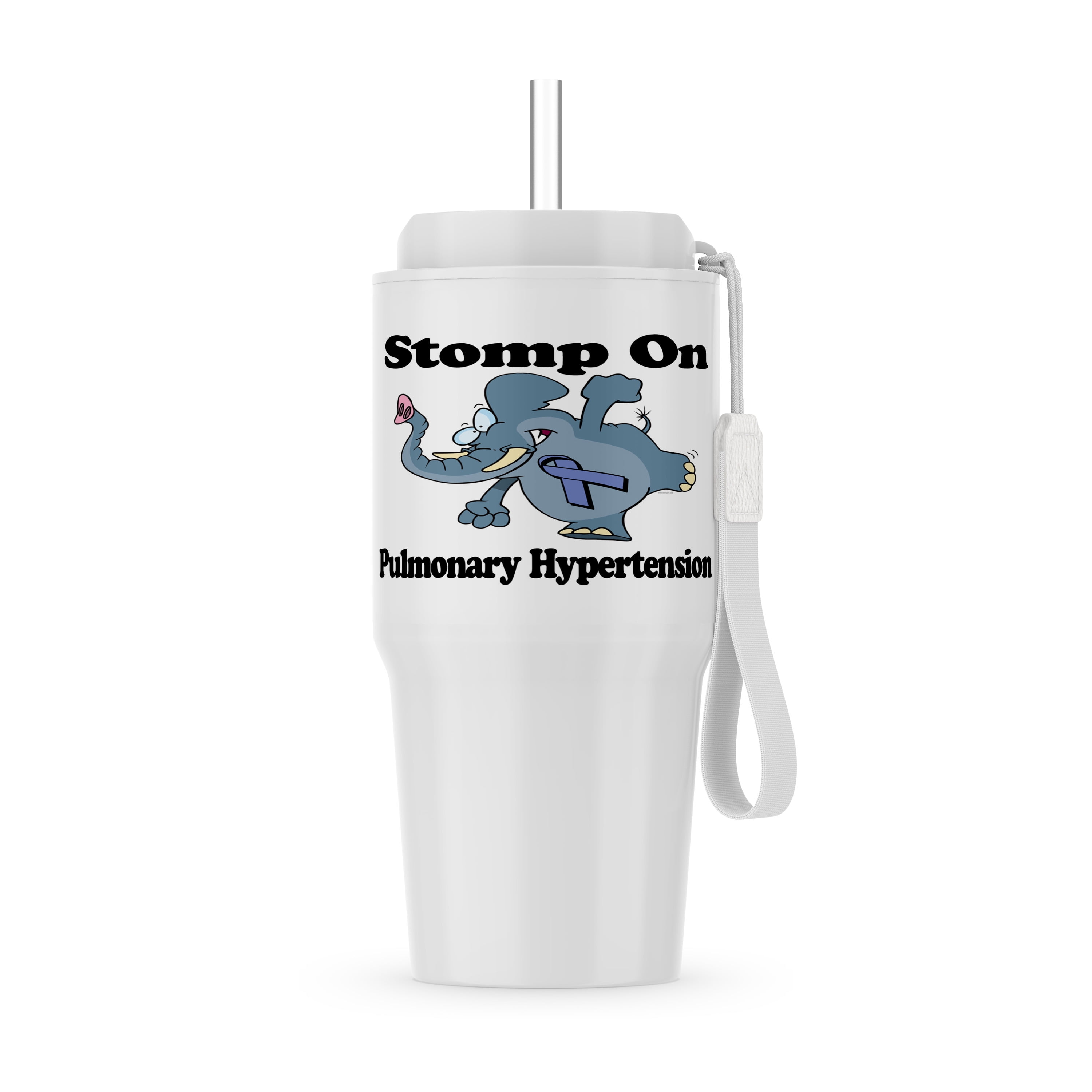 Elephant Stomp On Pulmonary Hypertension Awareness Ribbon Cause Design ...