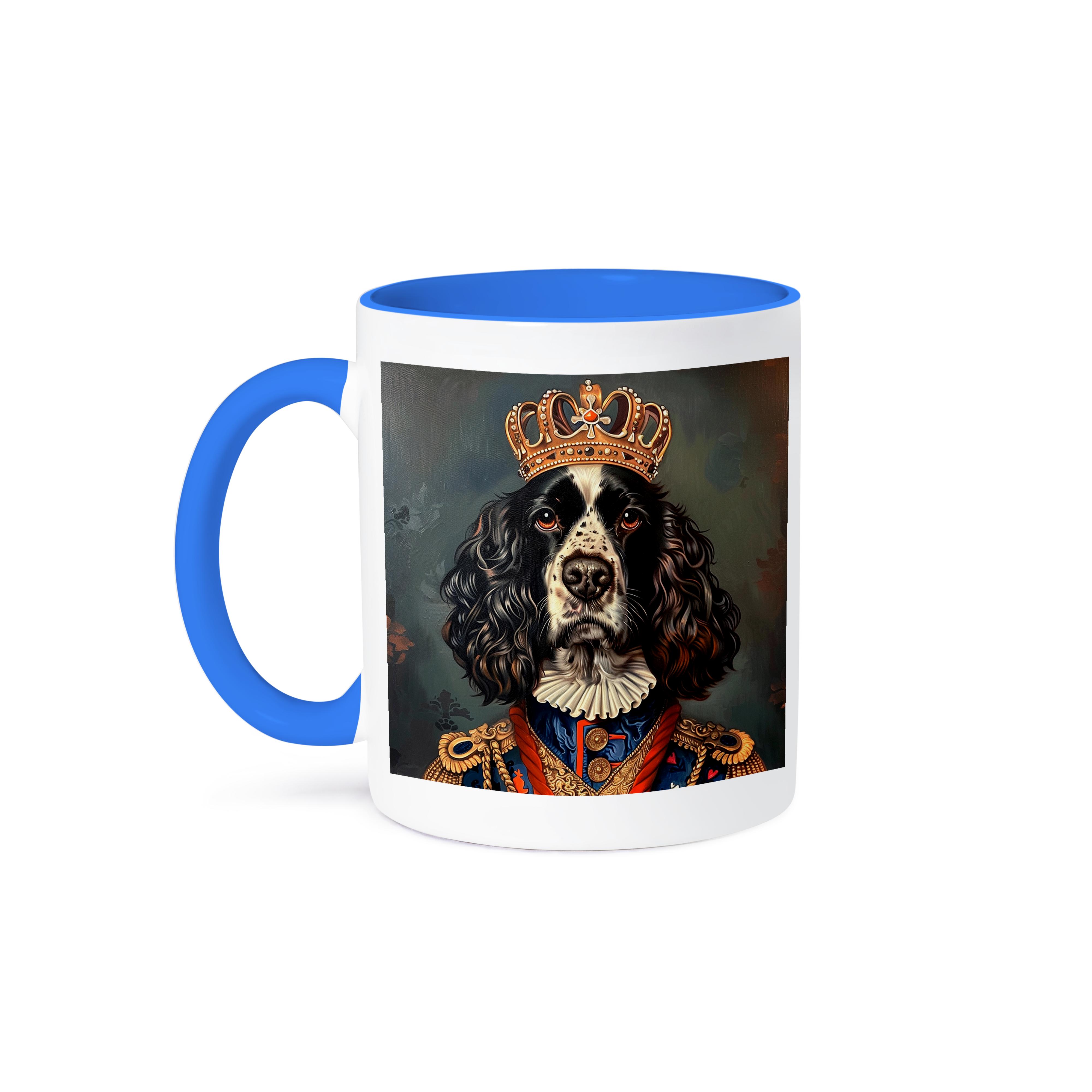 3dRose, English Springer Spaniel Royal Portrait Canine Majesty, 15oz ...