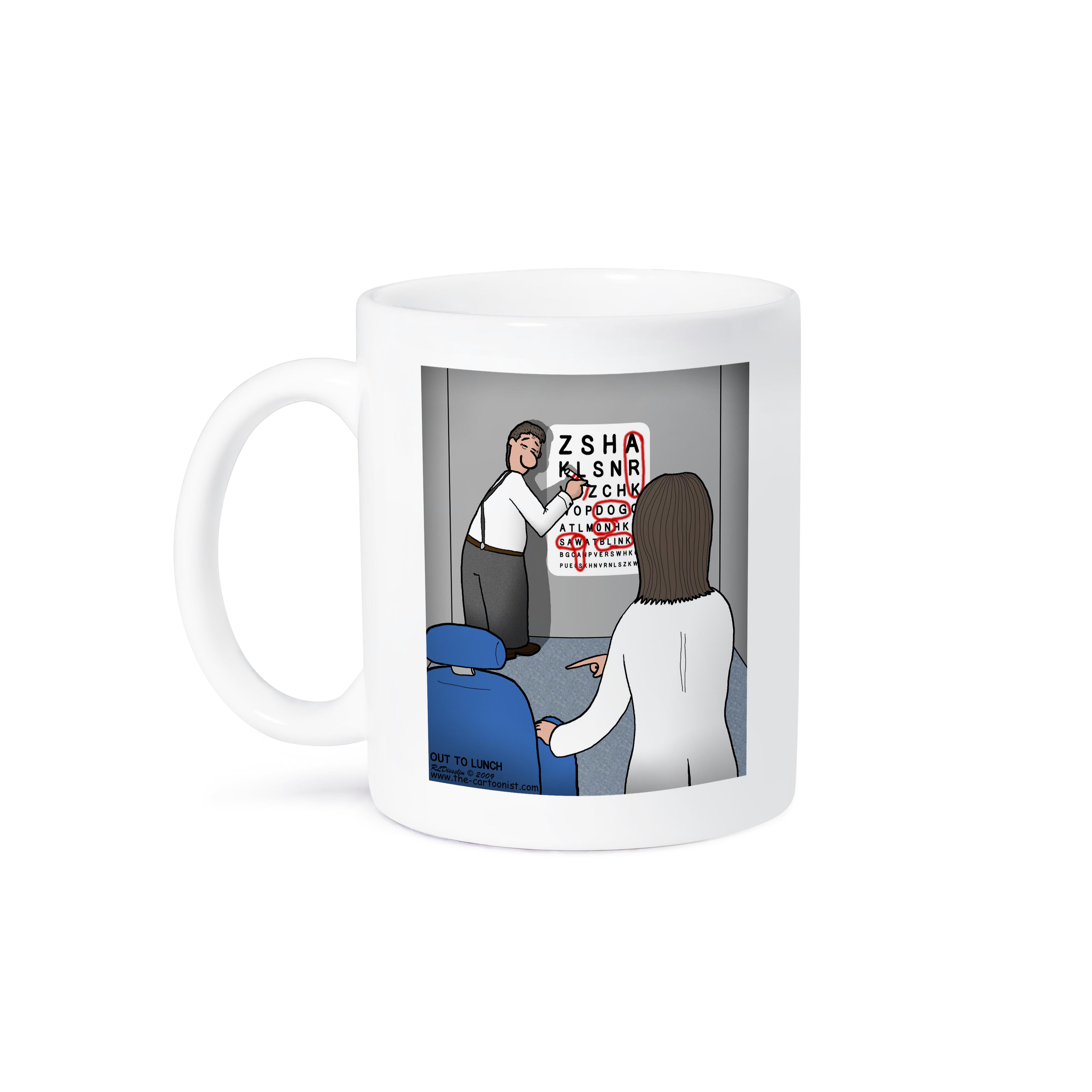 3dRose, Eye Chart Word Search - Visit to the Eye Doctor, 15oz Mug ...