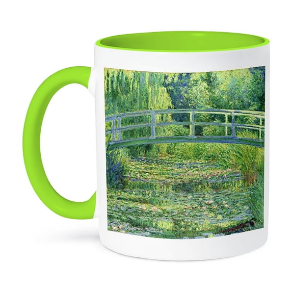 3dRose, Famous Monets Water Lillies With Lavender Frame, 15oz Two-Tone ...