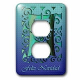 3dRose, Feliz Navidad Merry Christmas in Spanish Blue Ornament, 2 plug ...