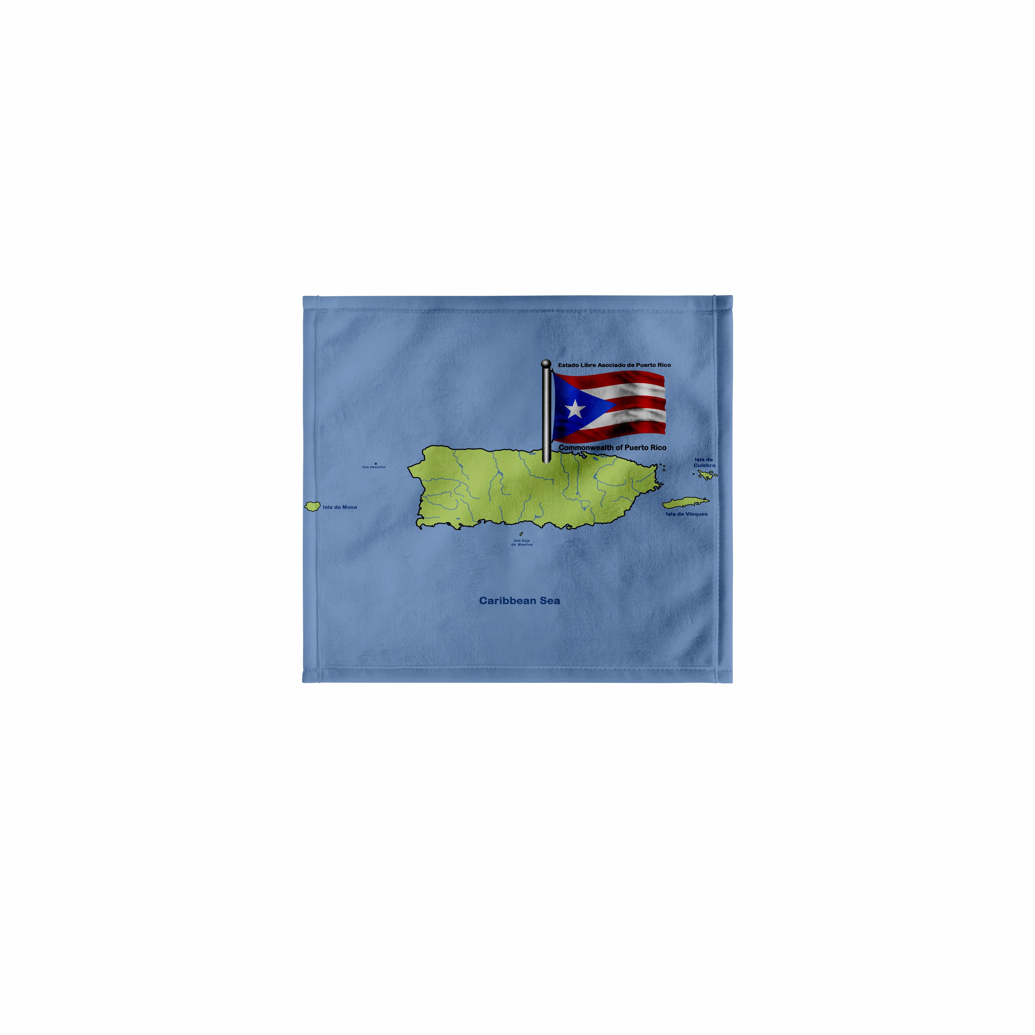 3dRose, Flag and Map of Puerto Rico with the Commonwealth of Puerto ...