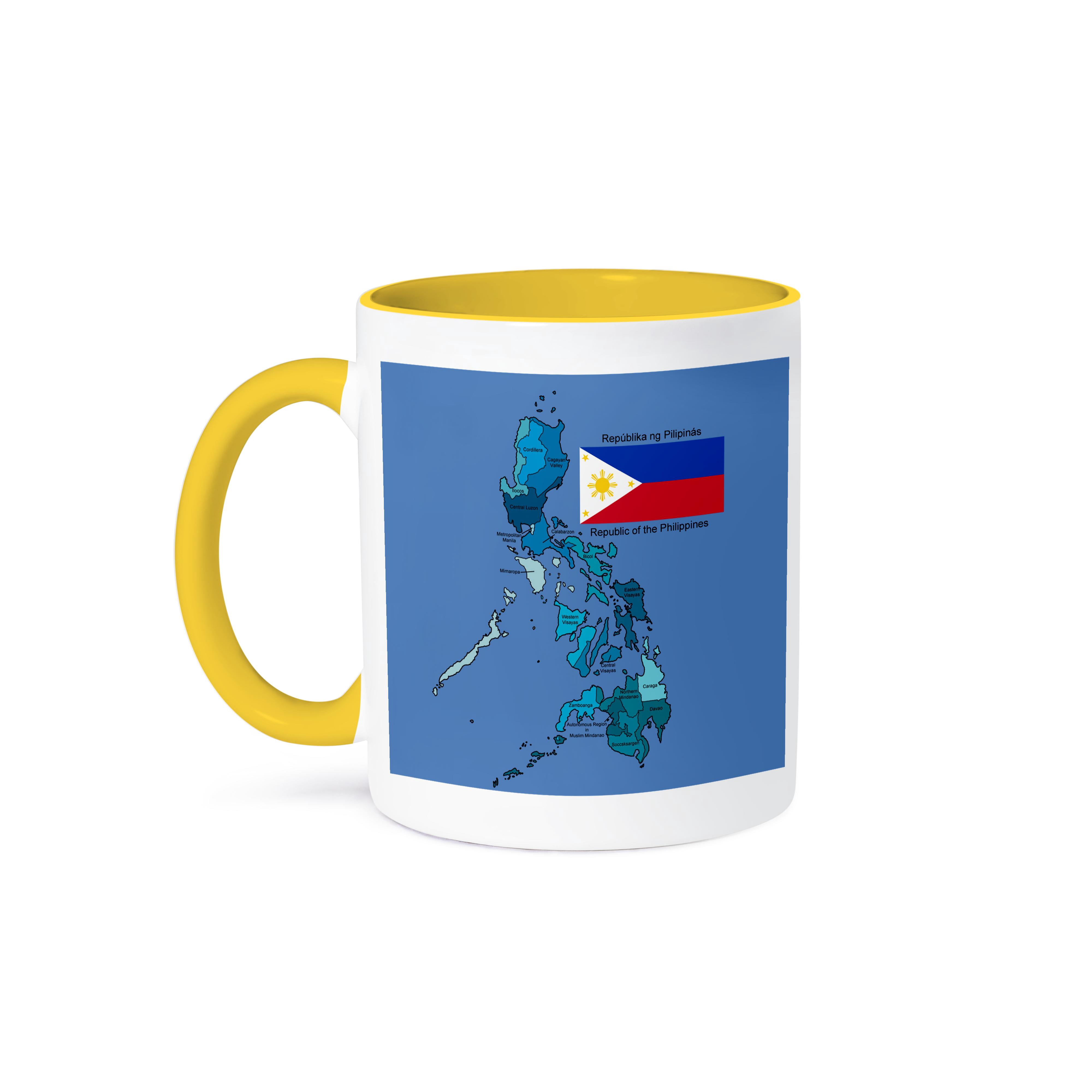 3dRose, Flag and map of the Republic of the Philippines with all ...