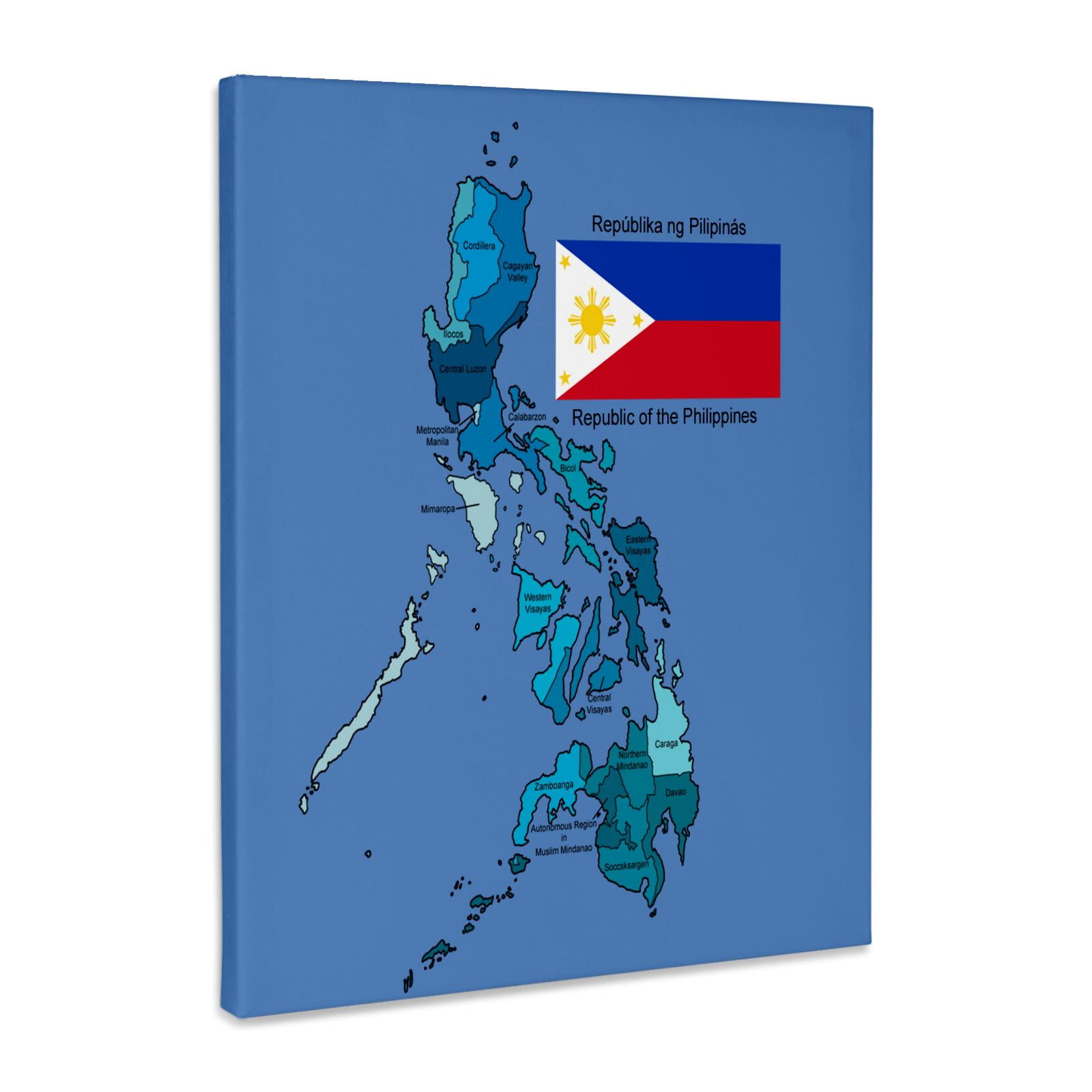 3dRose, Flag and map of the Republic of the Philippines with all ...