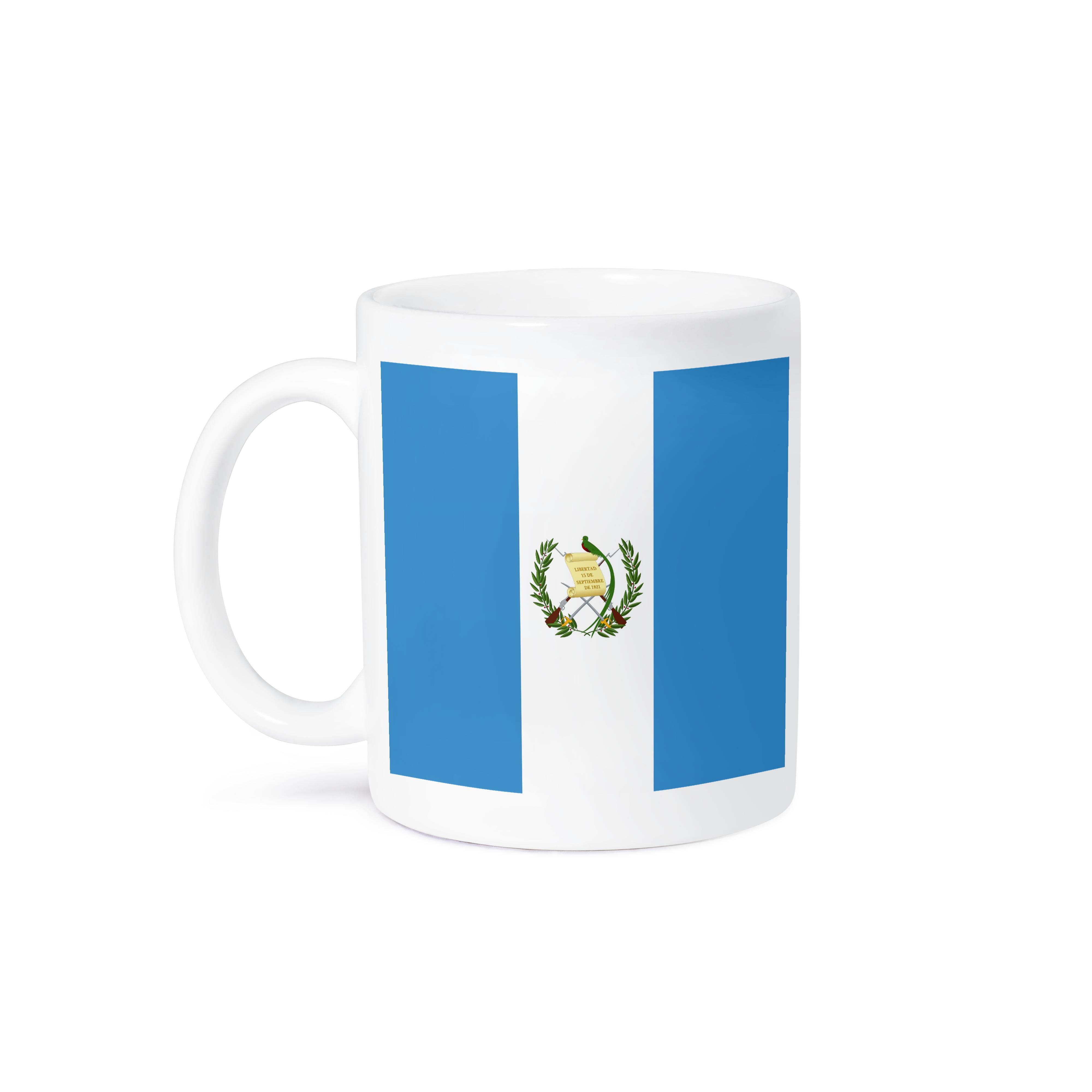 3dRose, Flag of Guatemala - sky blue and white with Guatemalan coat of ...