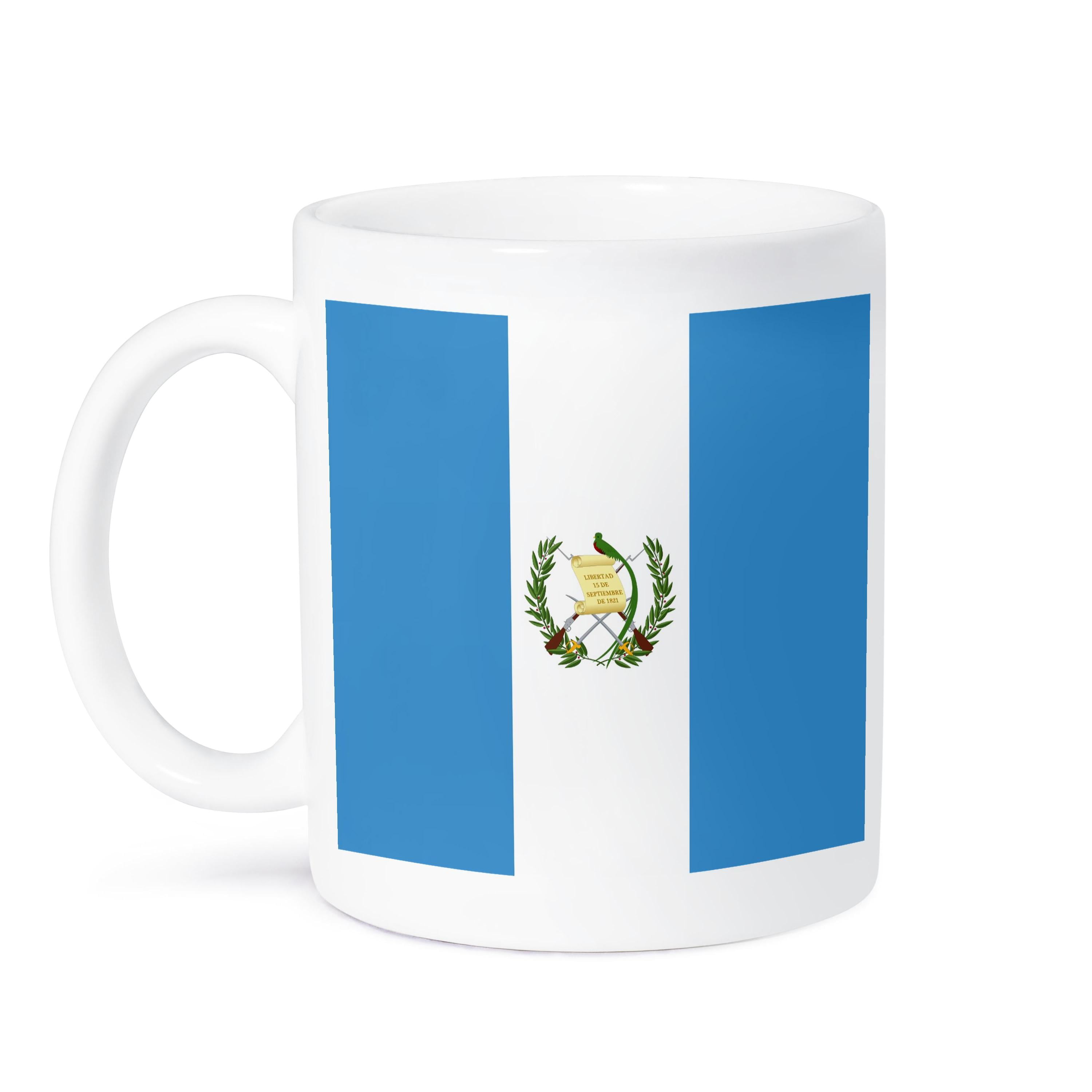 3dRose, Flag of Guatemala - sky blue and white with Guatemalan coat of ...