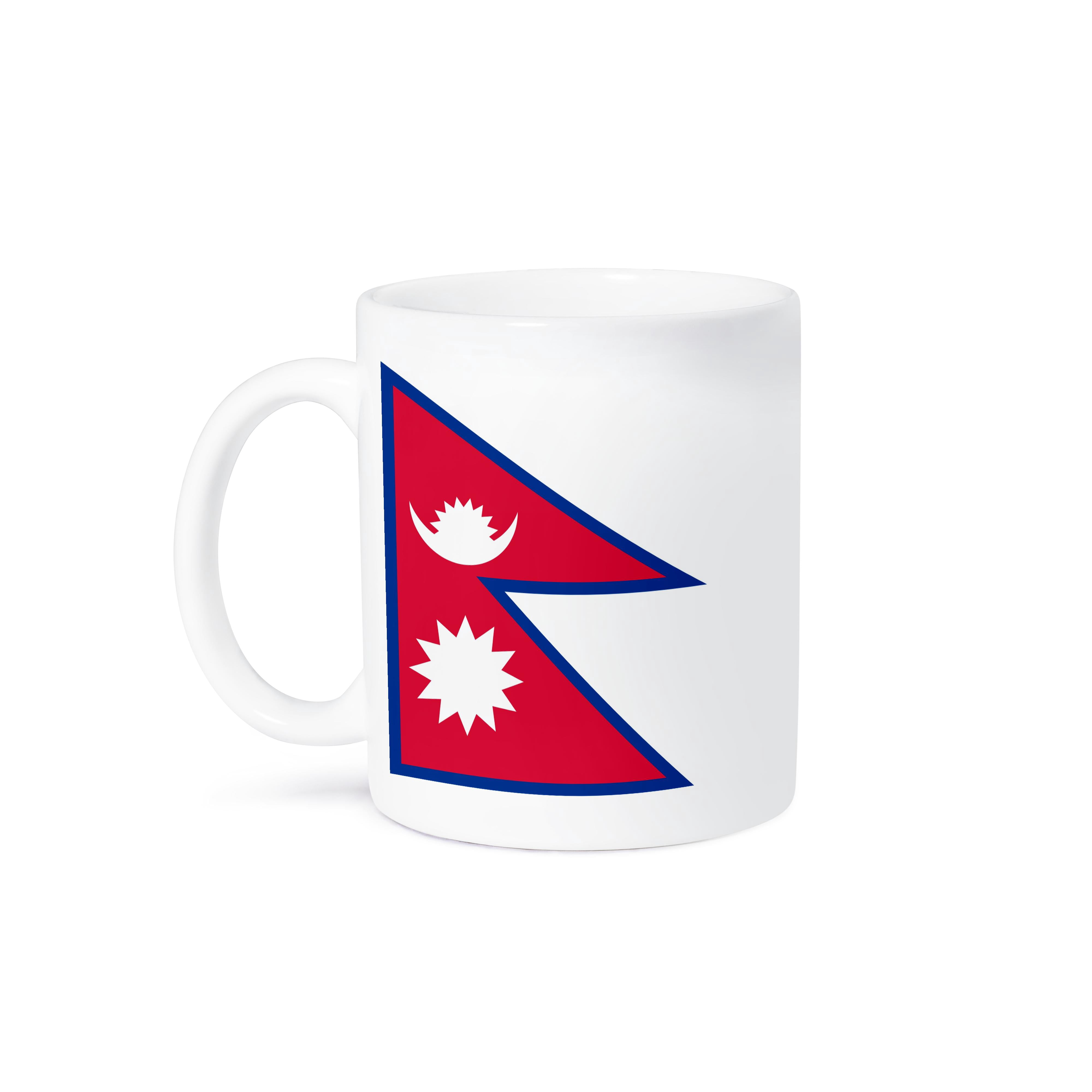 3dRose, Flag of Nepal - Nepalese rhododendron red white blue - sun ...