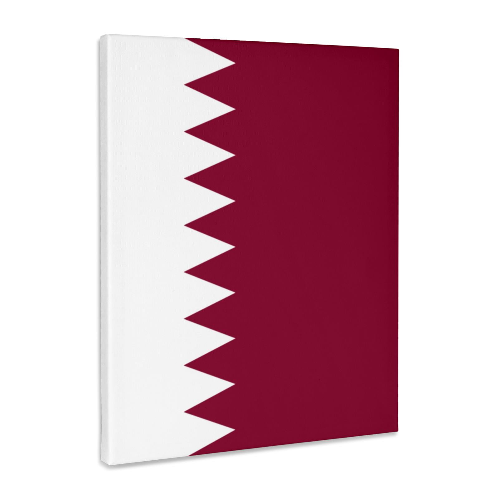 3dRose, Flag of Qatar - Qatari Maroon dark red and white zigzag zig zag Arab Arabic Arabian ...