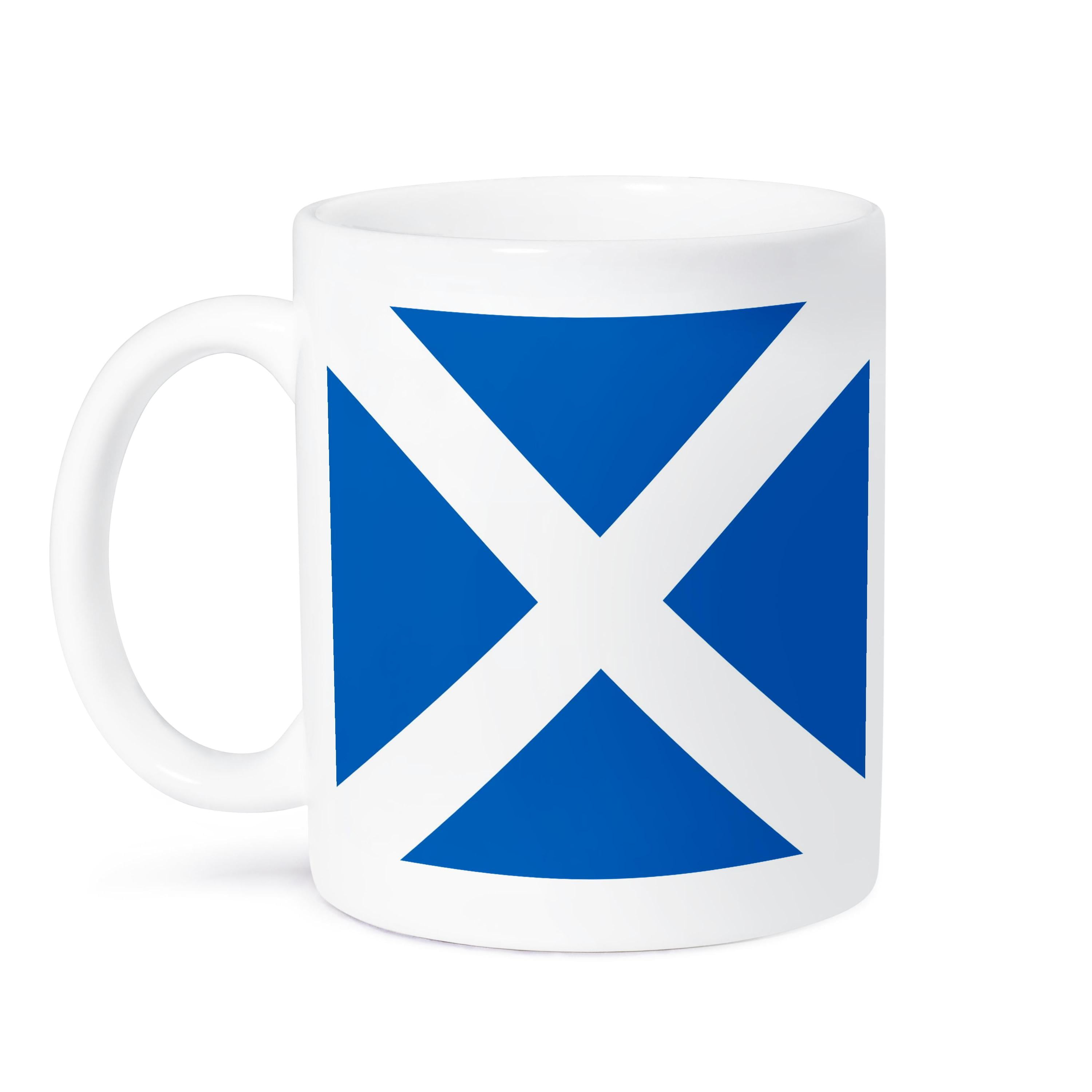 3dRose, Flag of Scotland - Scottish blue with white Saint Andrews Cross ...