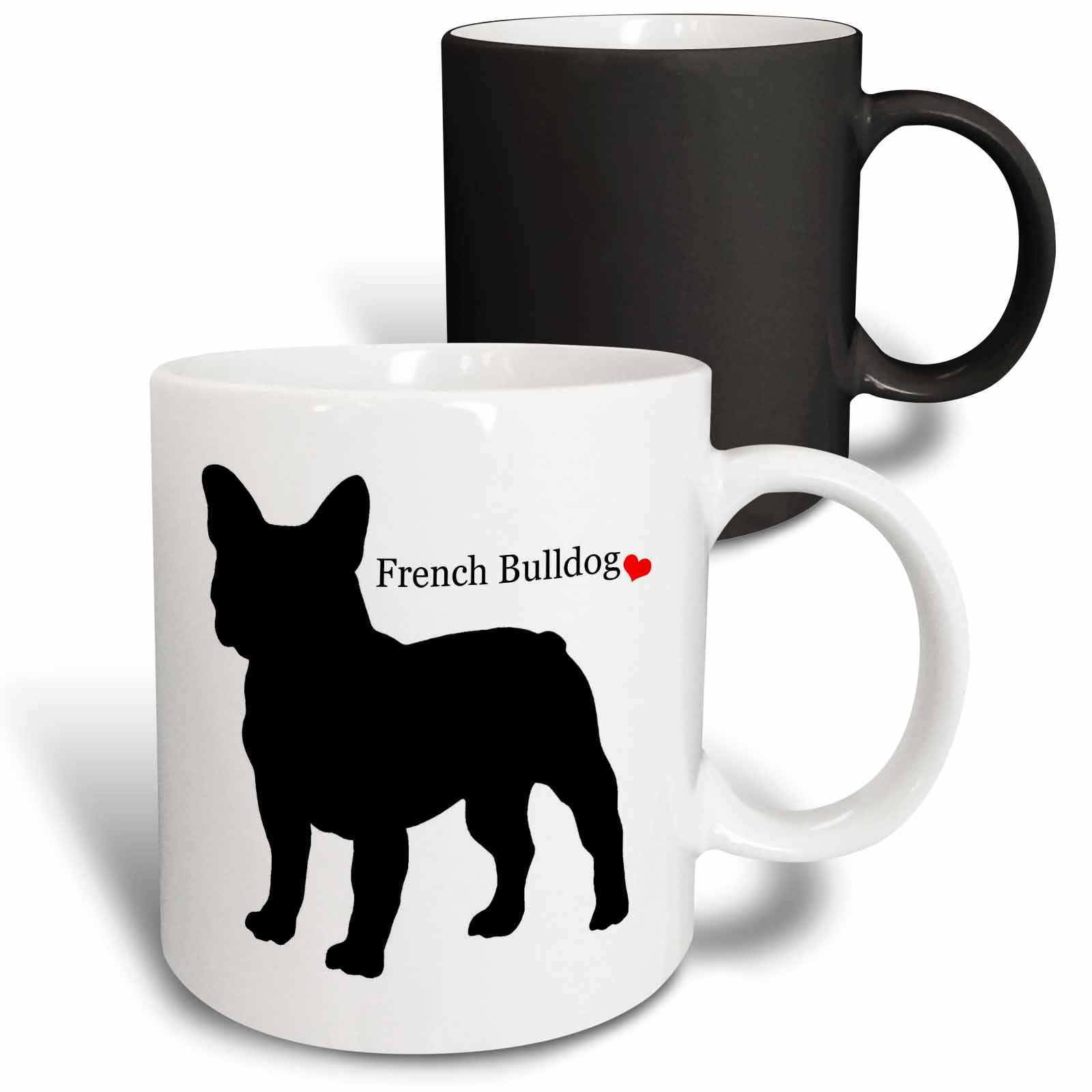 3dRose French Bulldog,, Magic Transforming Mug, 11oz - Walmart.com