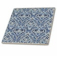 3dRose, French Paisley Blue, 4 Inch Ceramic Tile - Walmart.com