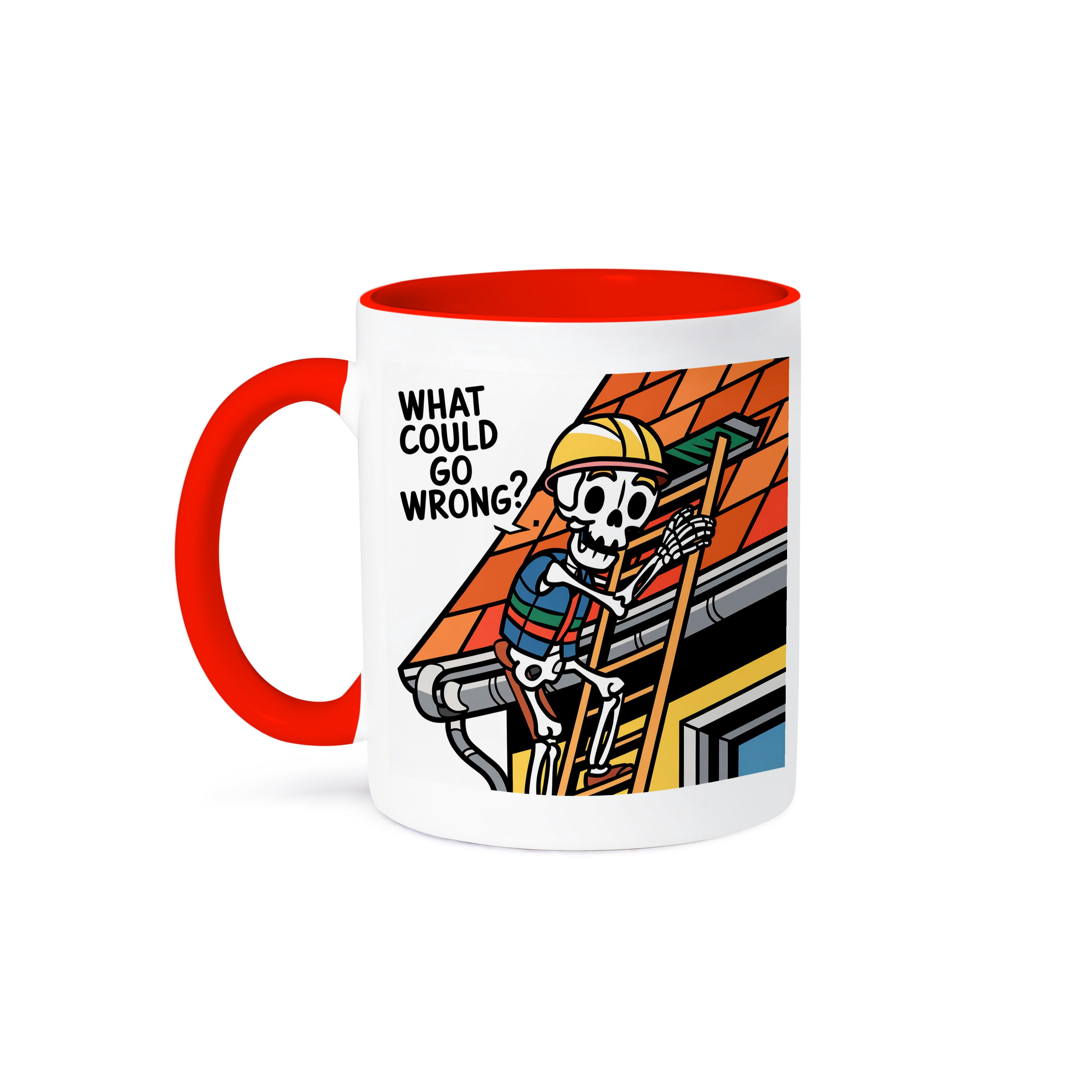 3dRose, Funny Cool Skeleton Cleaning Gutters Yard Work Abstract ...