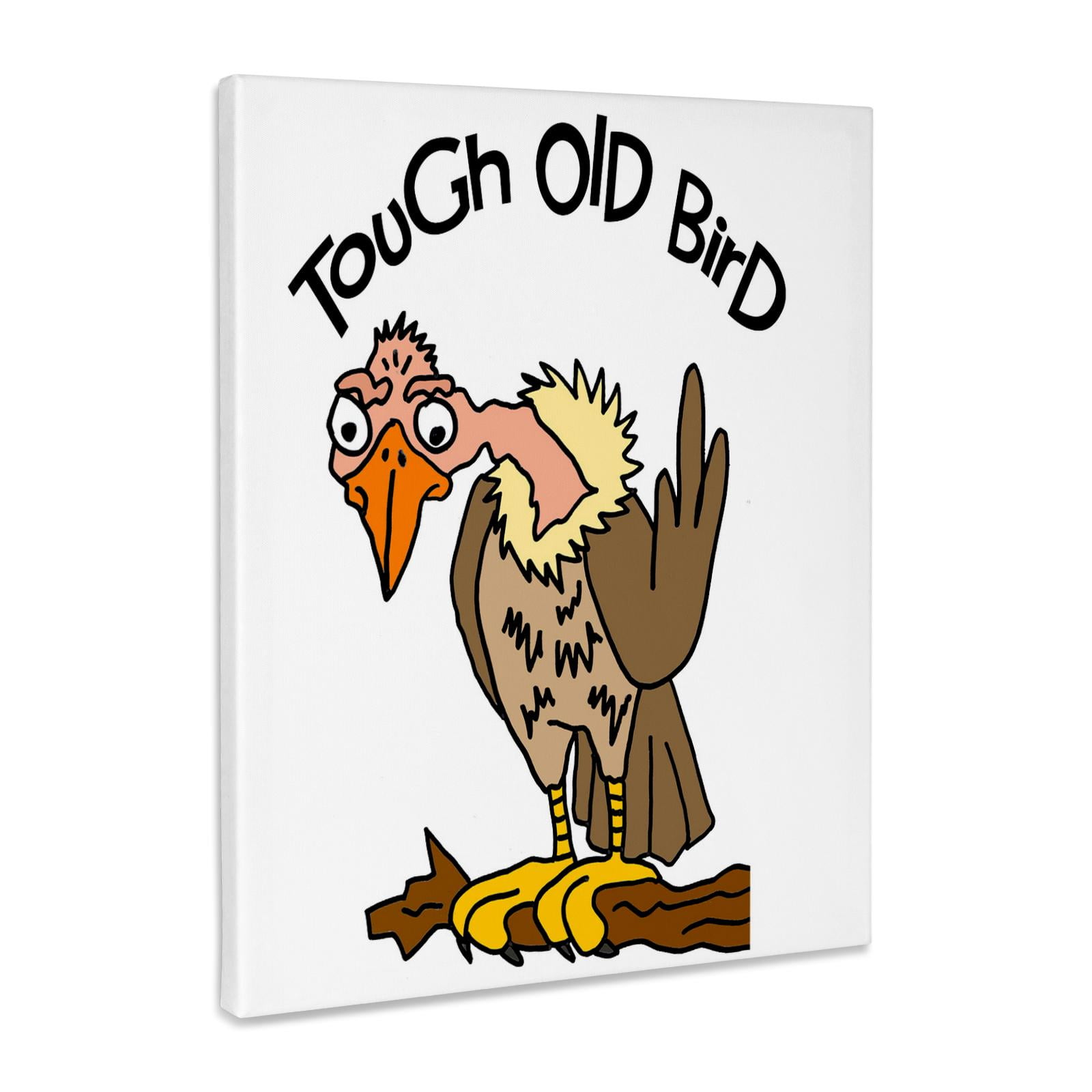 3dRose, Funny Cute Old Buzzard as Tough Old Bird Old Age Cartoon ...