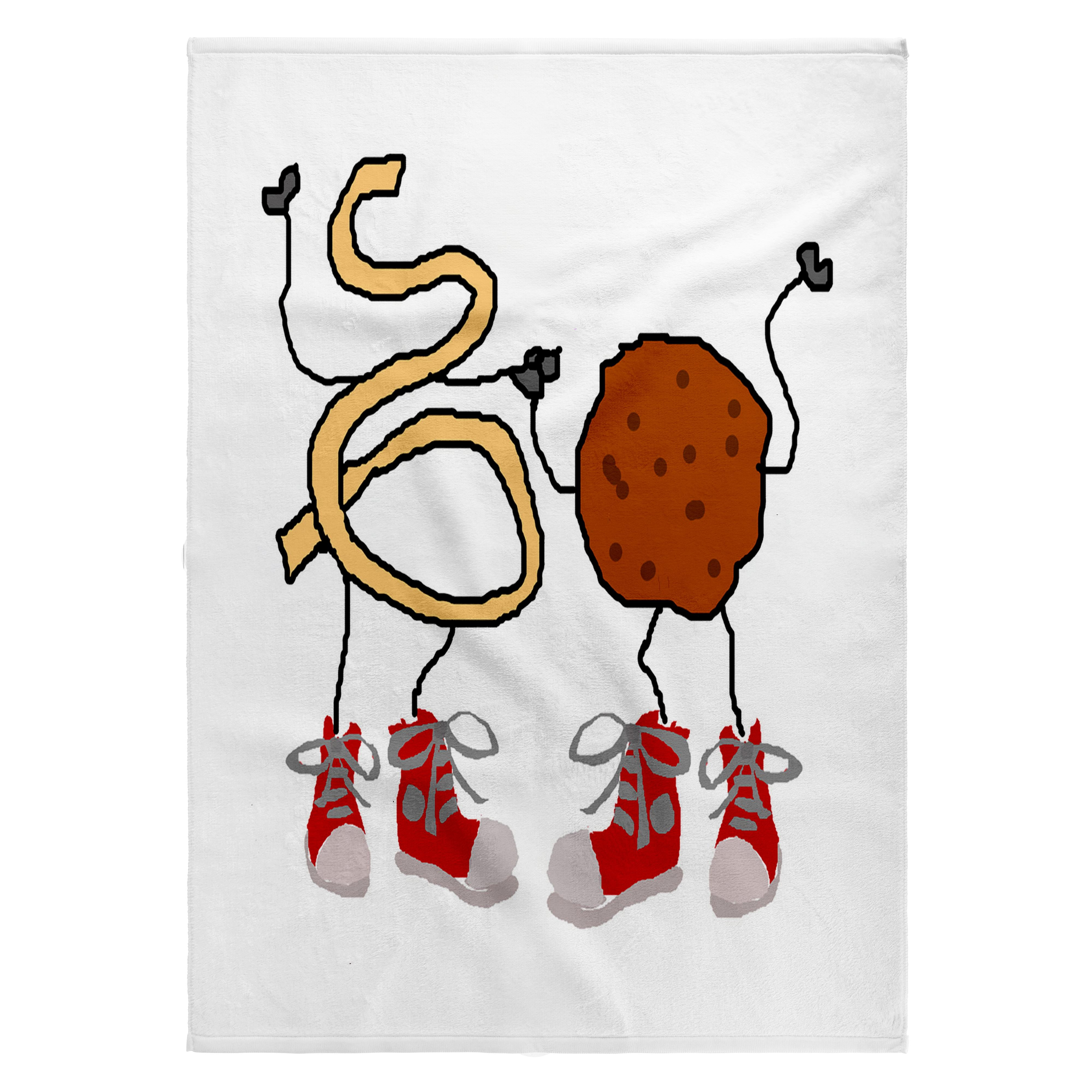 3dRose, Funny Cute Spaghetti and Meatball Food Cartoon, 22x30 Bath Hand ...