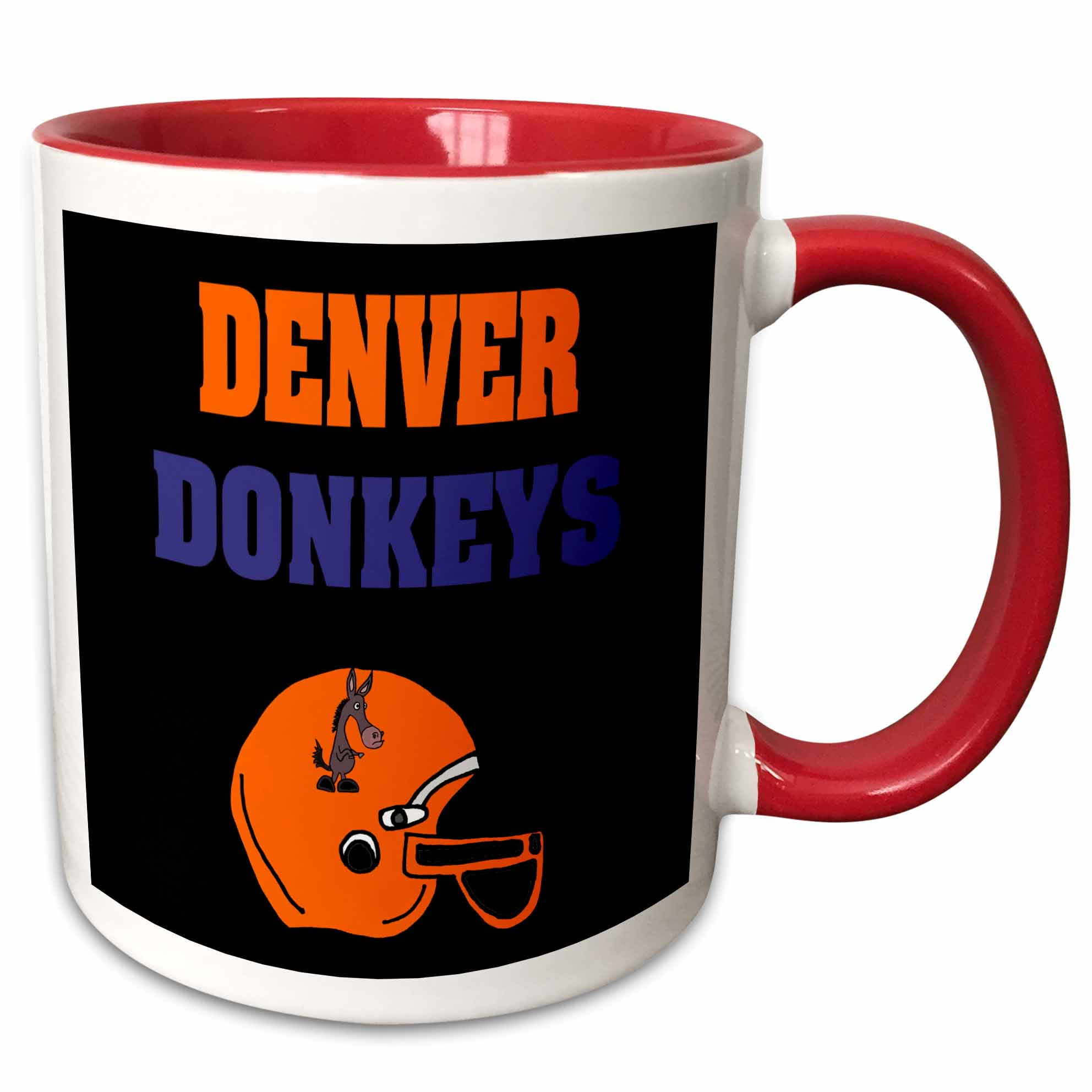 3drose, Funny Denver Donkeys Football Team Satire with Helmet and ...