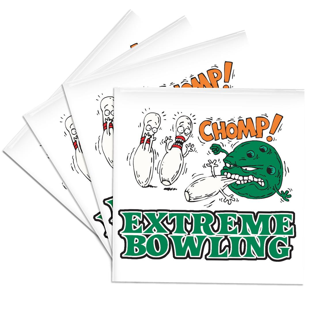 3dRose, Funny Extreme Bowling Savage Ball Sports Design, Set of 4 ...