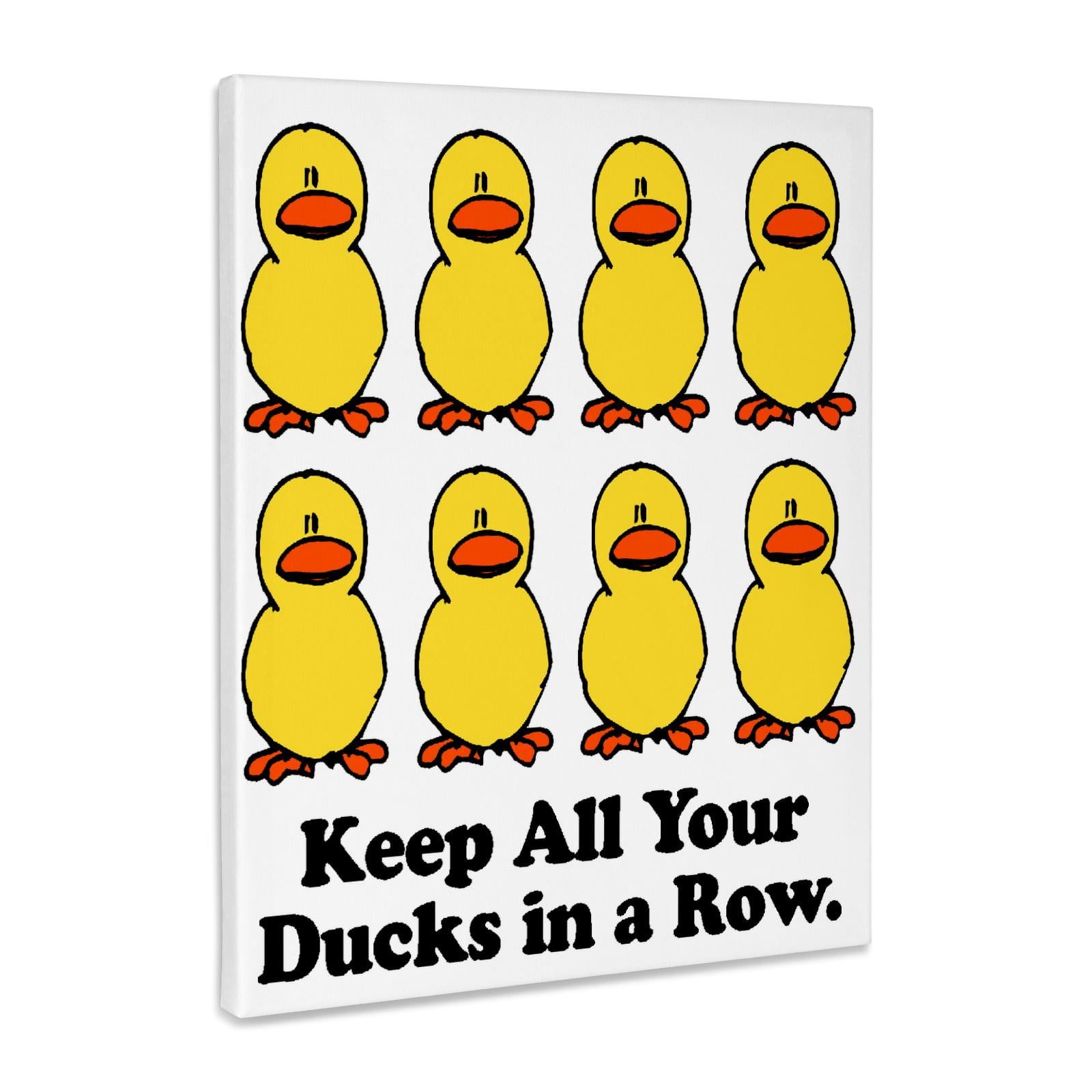3dRose, Funny Keep All Your Ducks in a Row Cartoon Design, Museum Grade ...