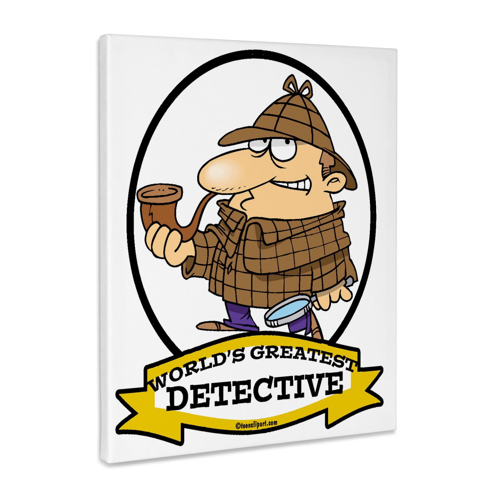 3dRose, Funny Worlds Greatest Detective III Cartoon, Museum Grade ...
