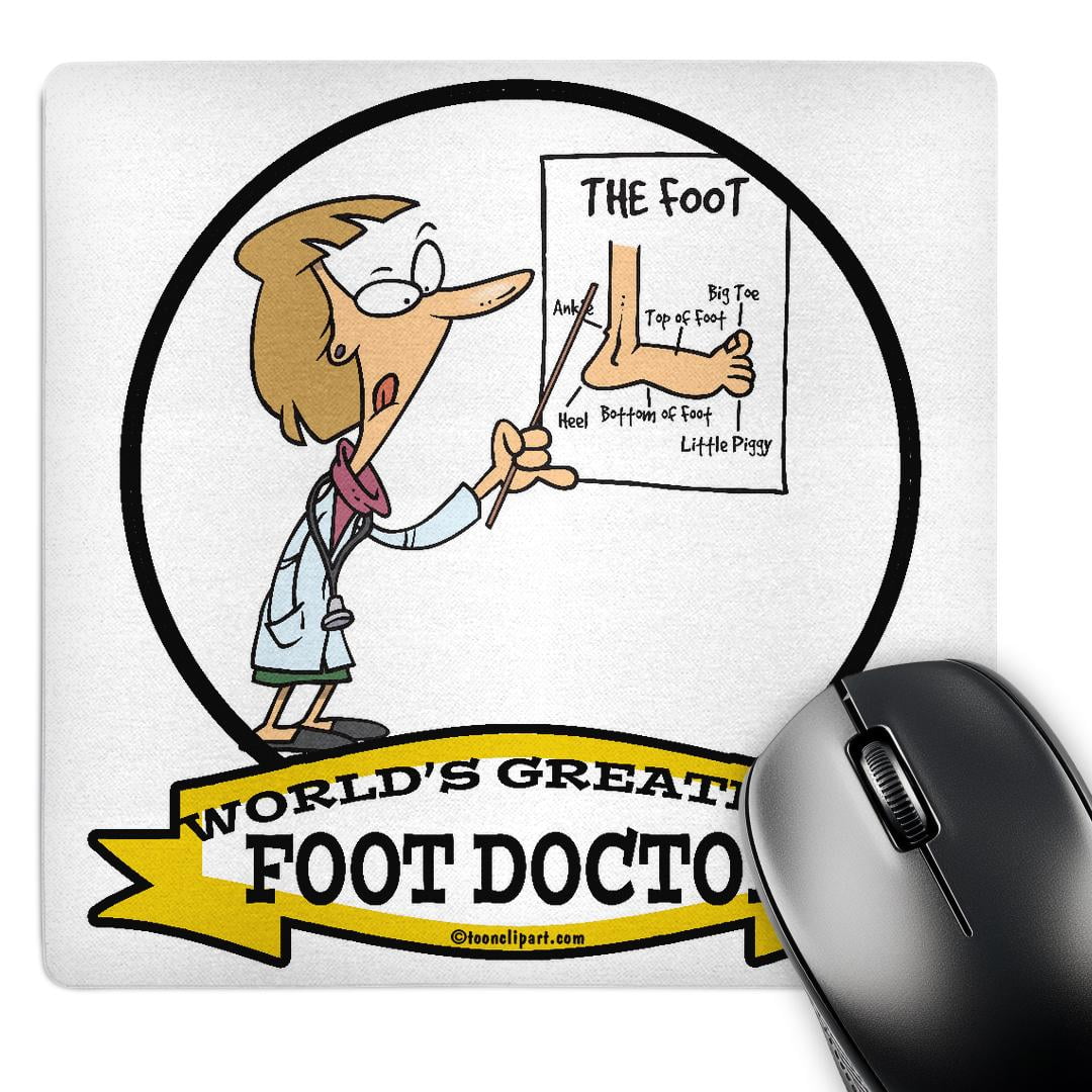 3dRose, Funny Worlds Greatest Foot Doctor Cartoon, Mouse Pad - Walmart.com