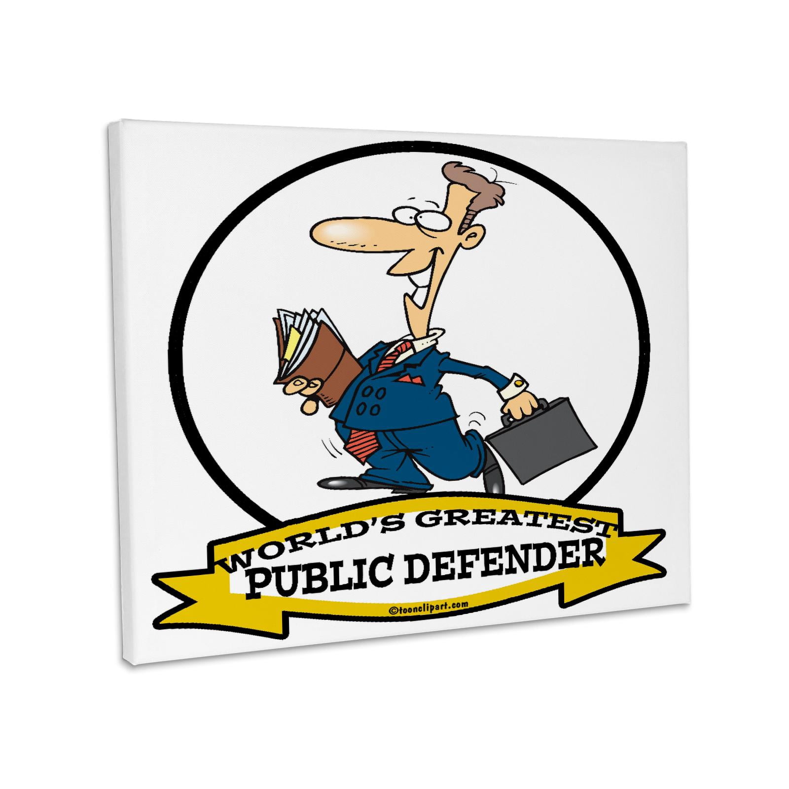 3dRose, Funny Worlds Greatest Public Defender II Occupation Job Cartoon ...