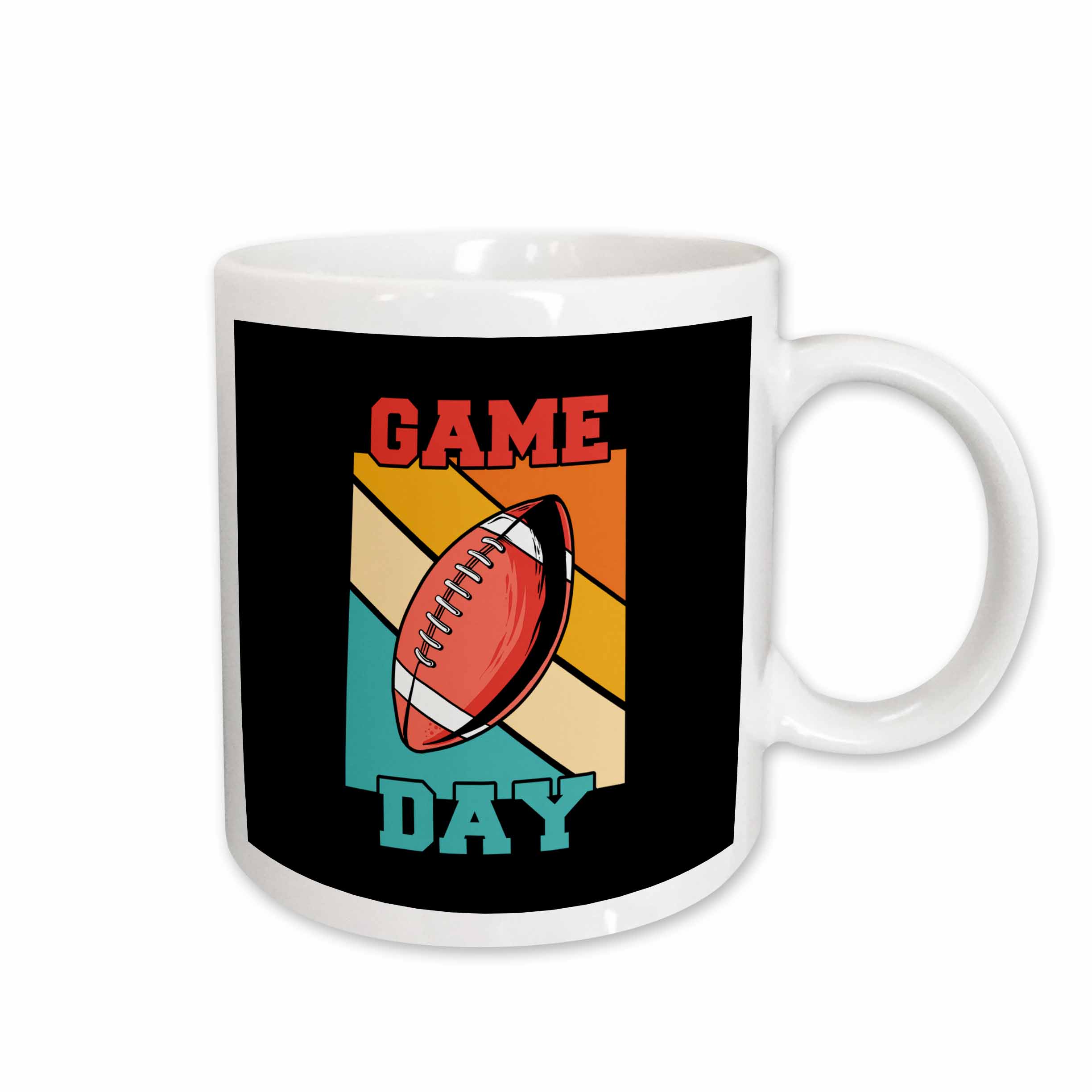 3drose, Game Day, Football Ball, Colorful Diagonal Line. Stylish Sports ...
