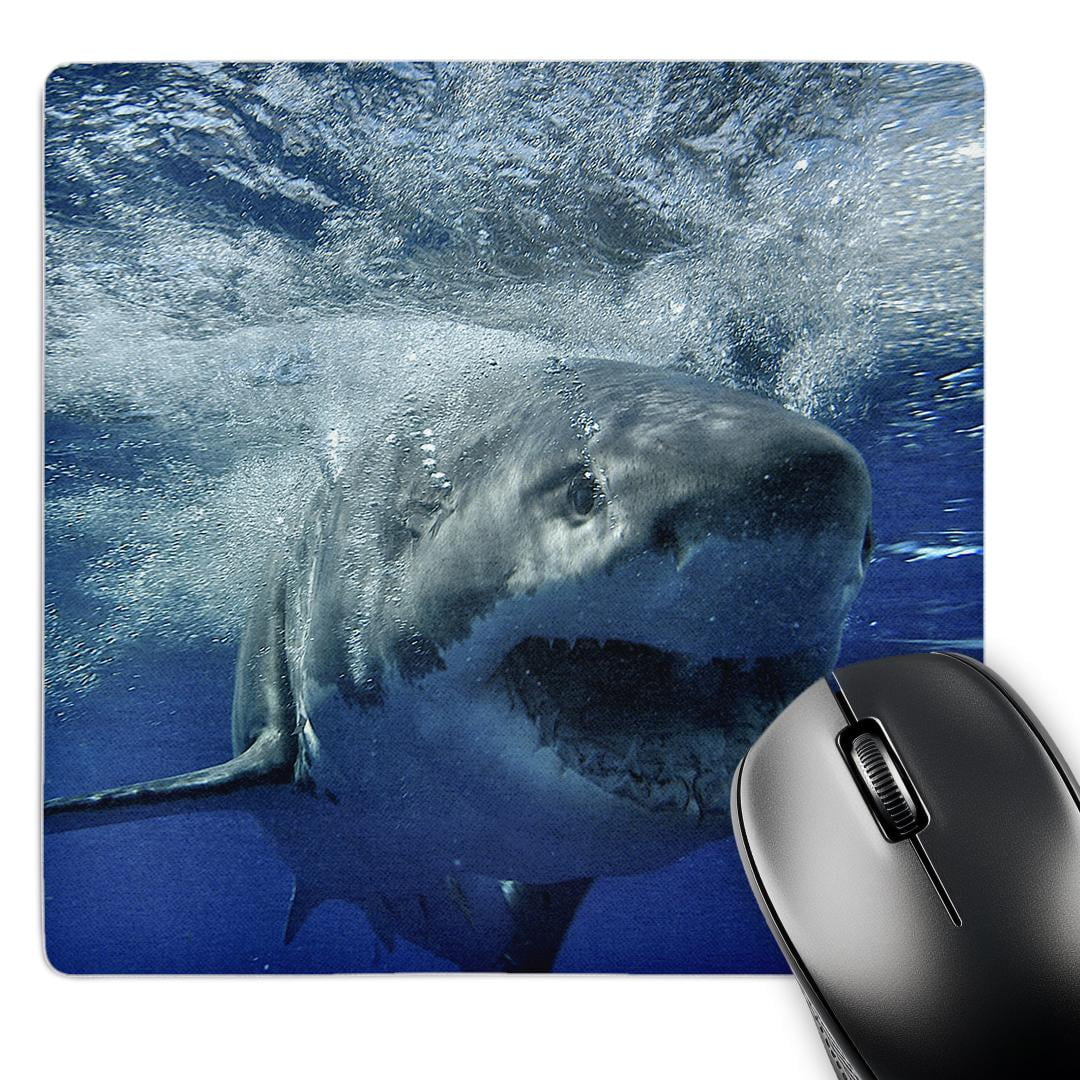 3dRose, Great White Shark, Mouse Pad - Walmart.com