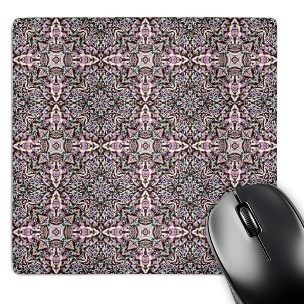 3dRose, Green and Light Purple Expanding Crosses Lacy Fractal, Mouse ...