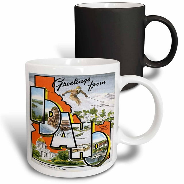 3dRose Greetings from Idaho Sun Valley Boise with Scenes from the State ...