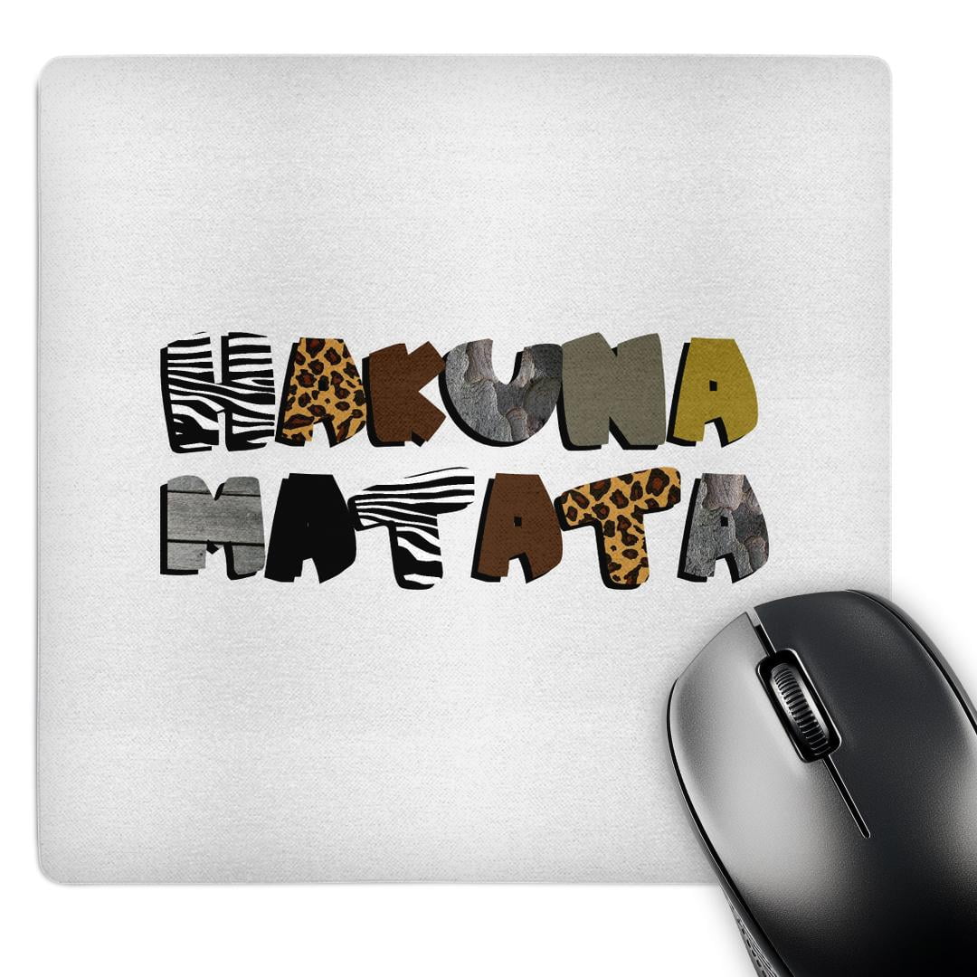 3dRose, Hakuna Matata - Swahili African pattern typography No worries ...