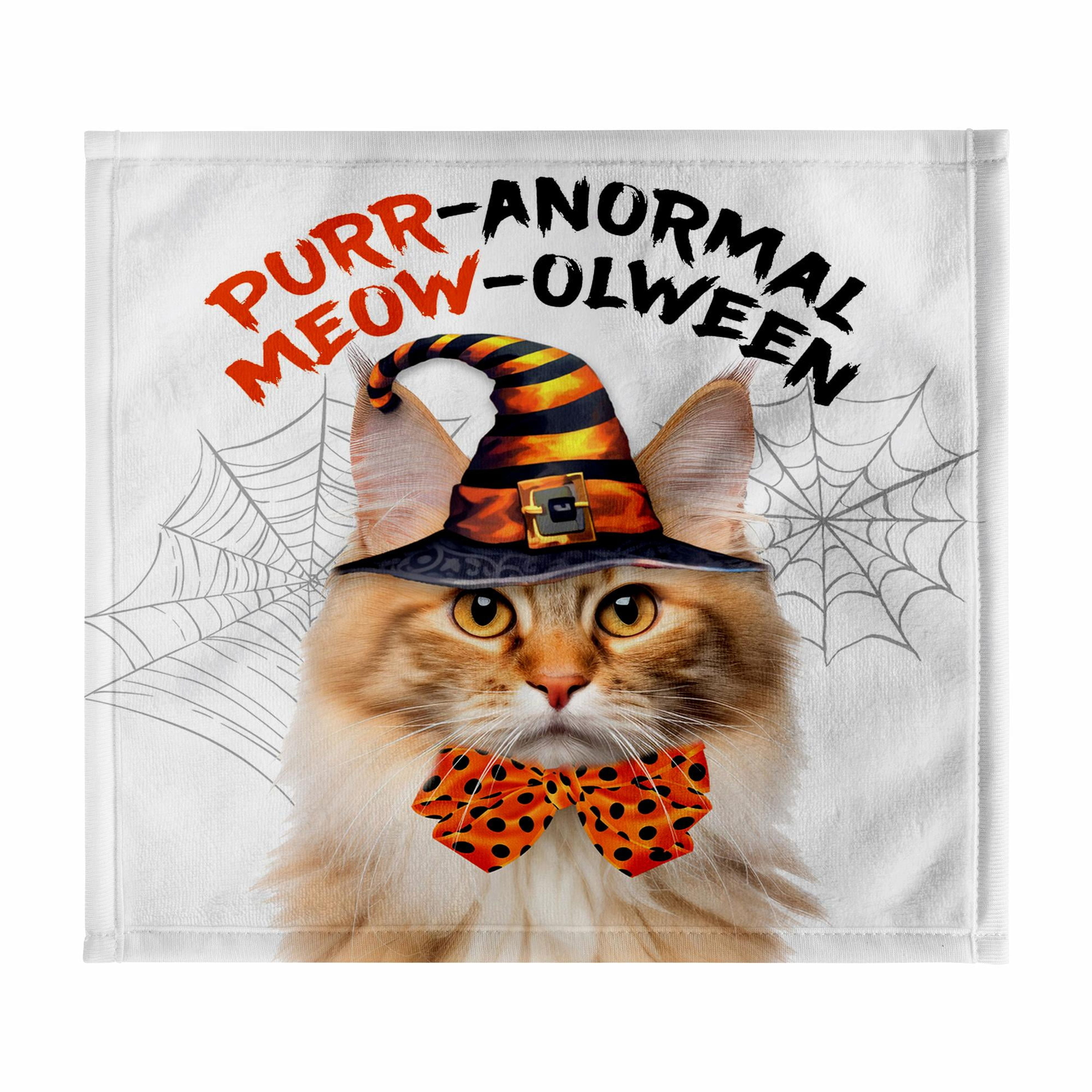 3dRose, Halloween Norwegian Forest Cat in Apricot Markings and Wizard ...