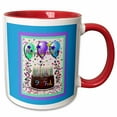 3dRose Happy Birthday 92nd Chocolate Cake - Two Tone Red Mug, 11-ounce - Walmart.com
