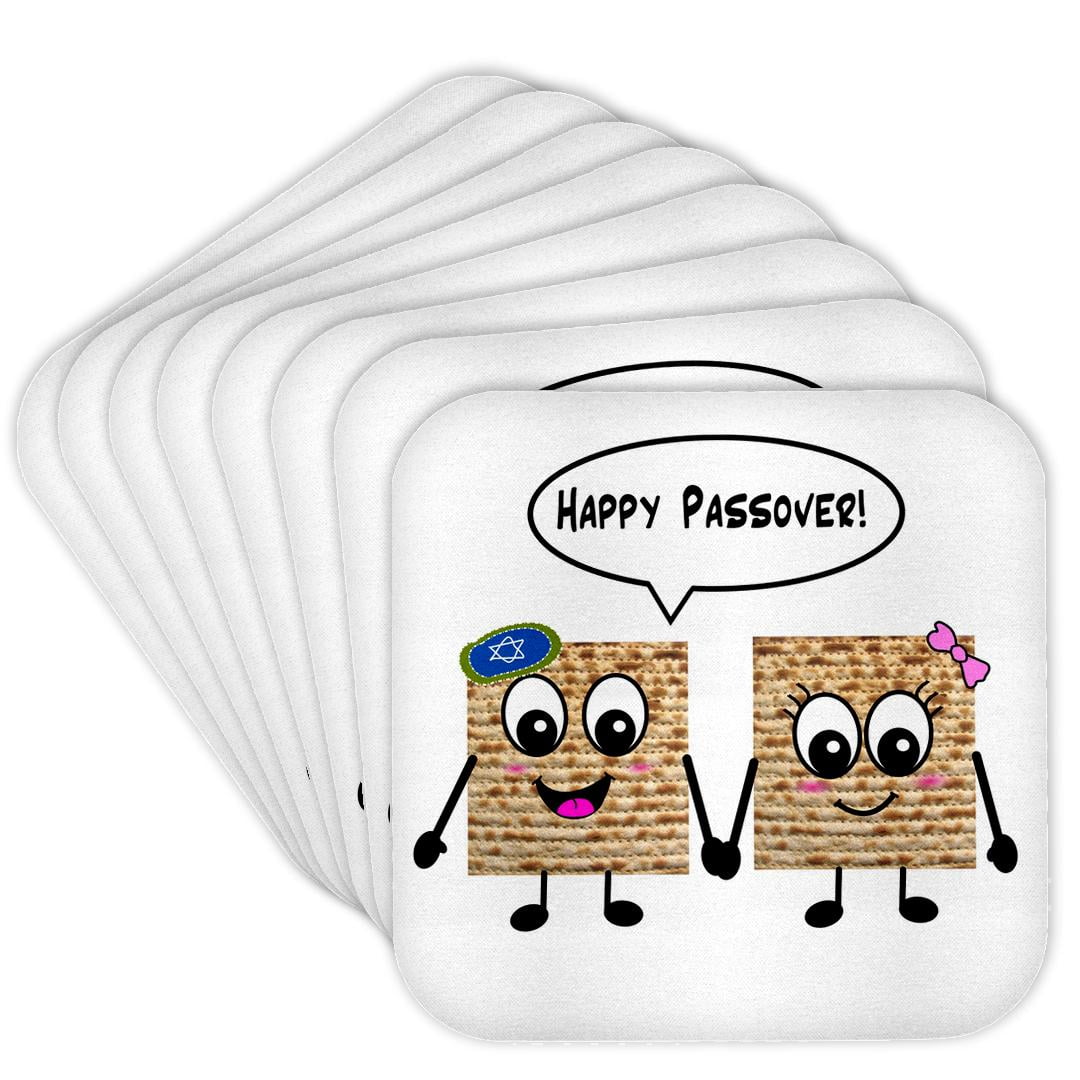 3dRose, Happy Passover - Cute smiling Matzah cartoon - Happy Smiling ...