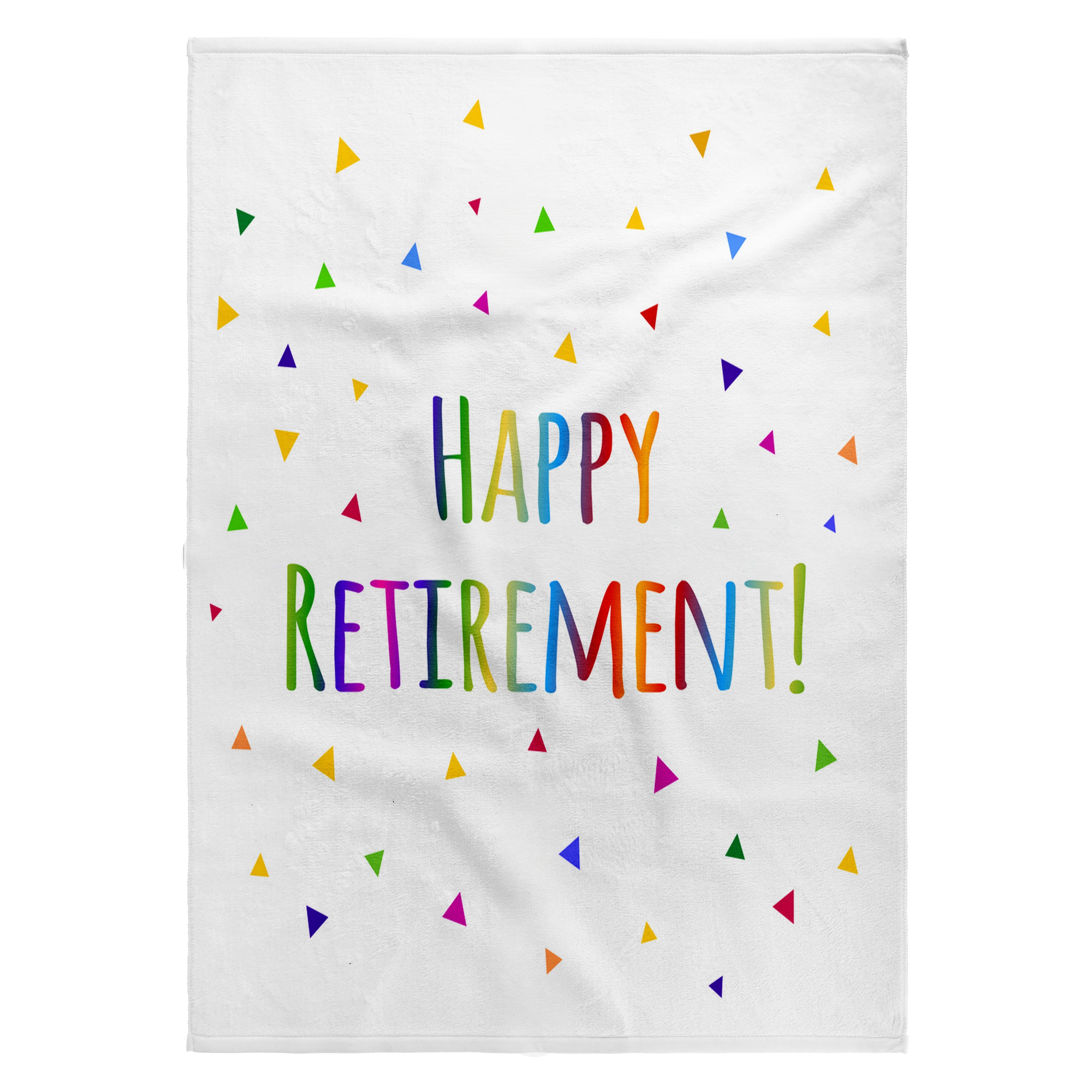 3dRose, Happy Retirement colorful rainbow text celebrating retiring ...
