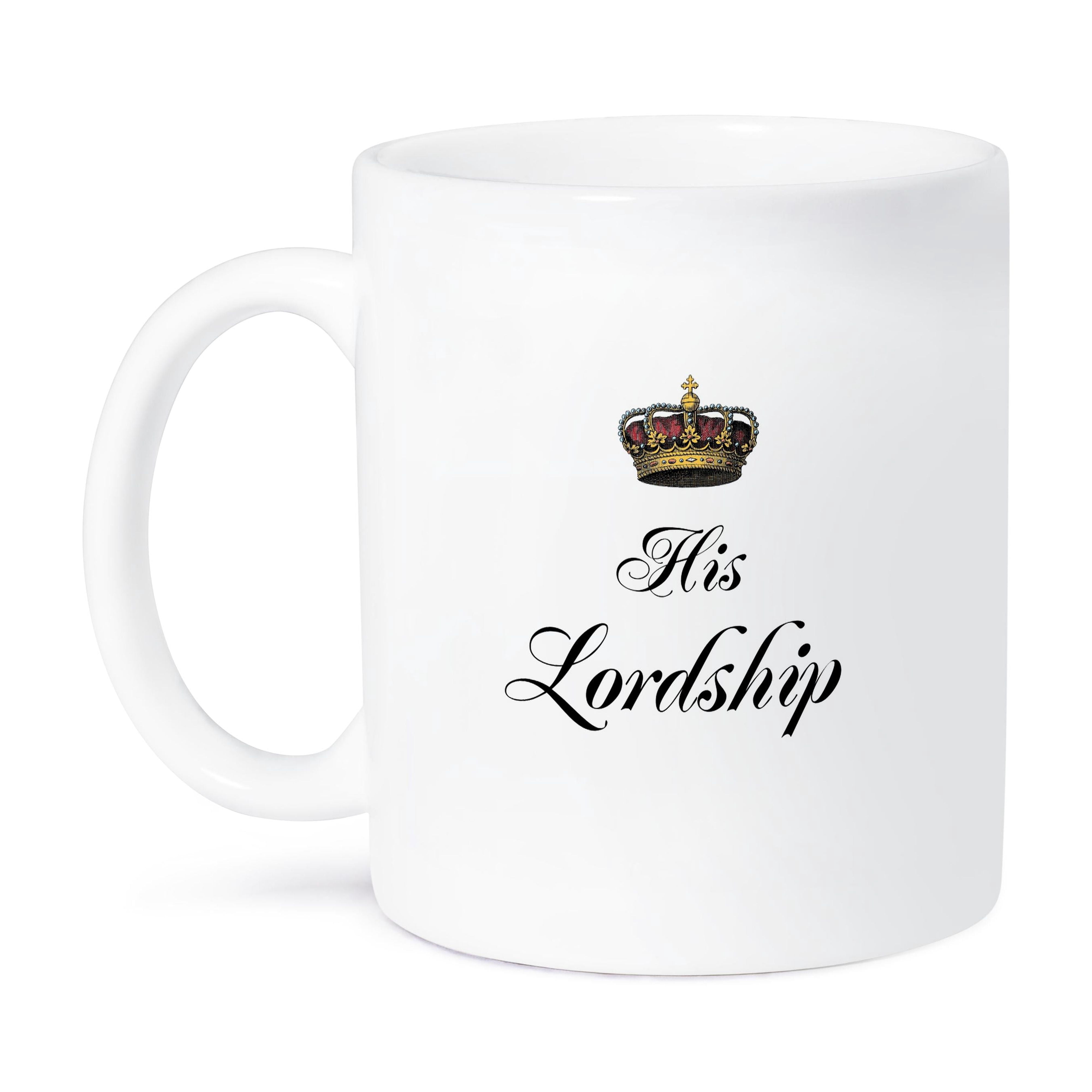 Mr And Mrs Cups 3dRose His Lordship - Part Of A His And Hers Mr And Mrs ...